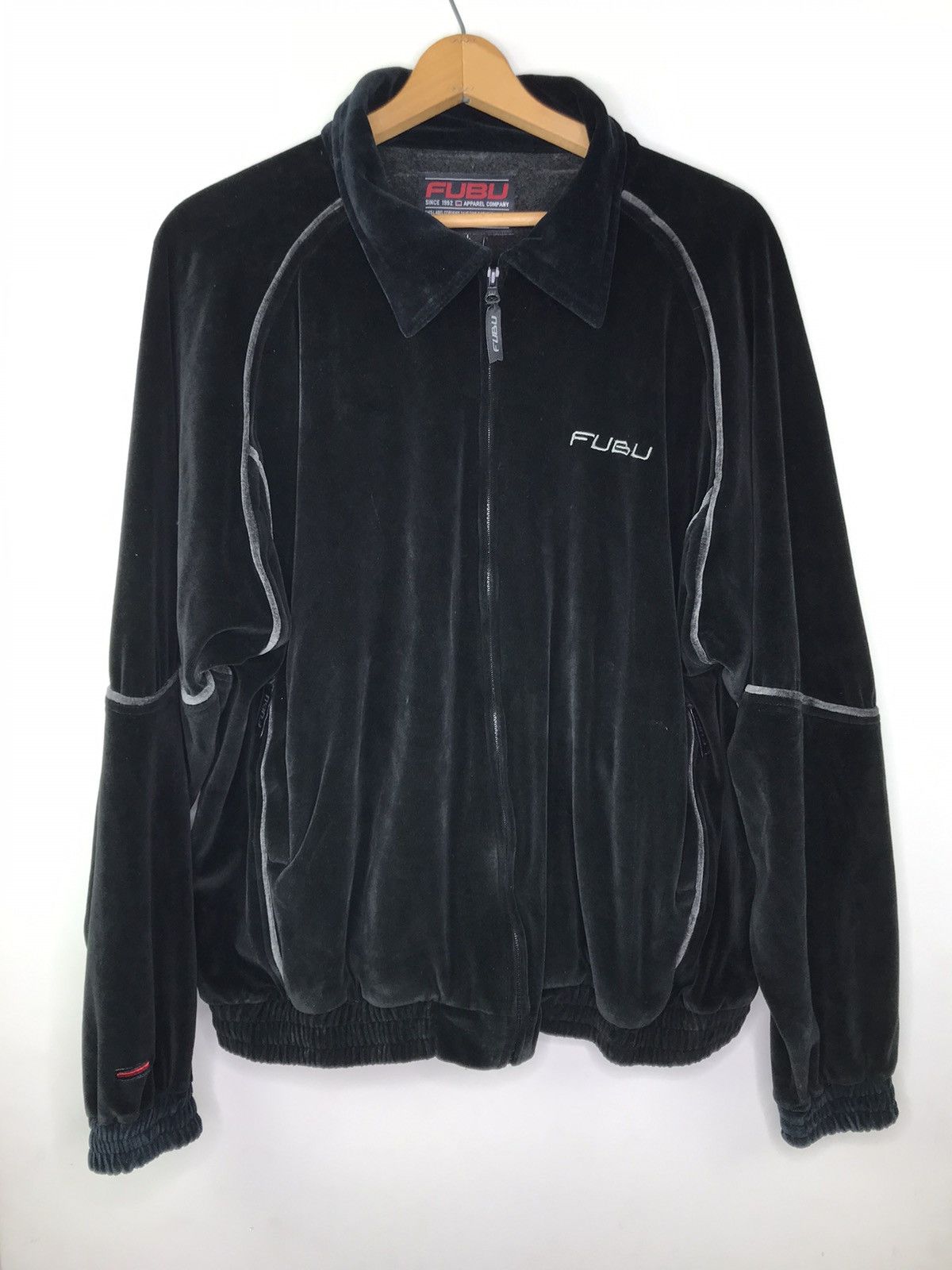 Fubu × Velour × Vintage Vintage 90s Velour Track Suit FUBU Streetwear ...