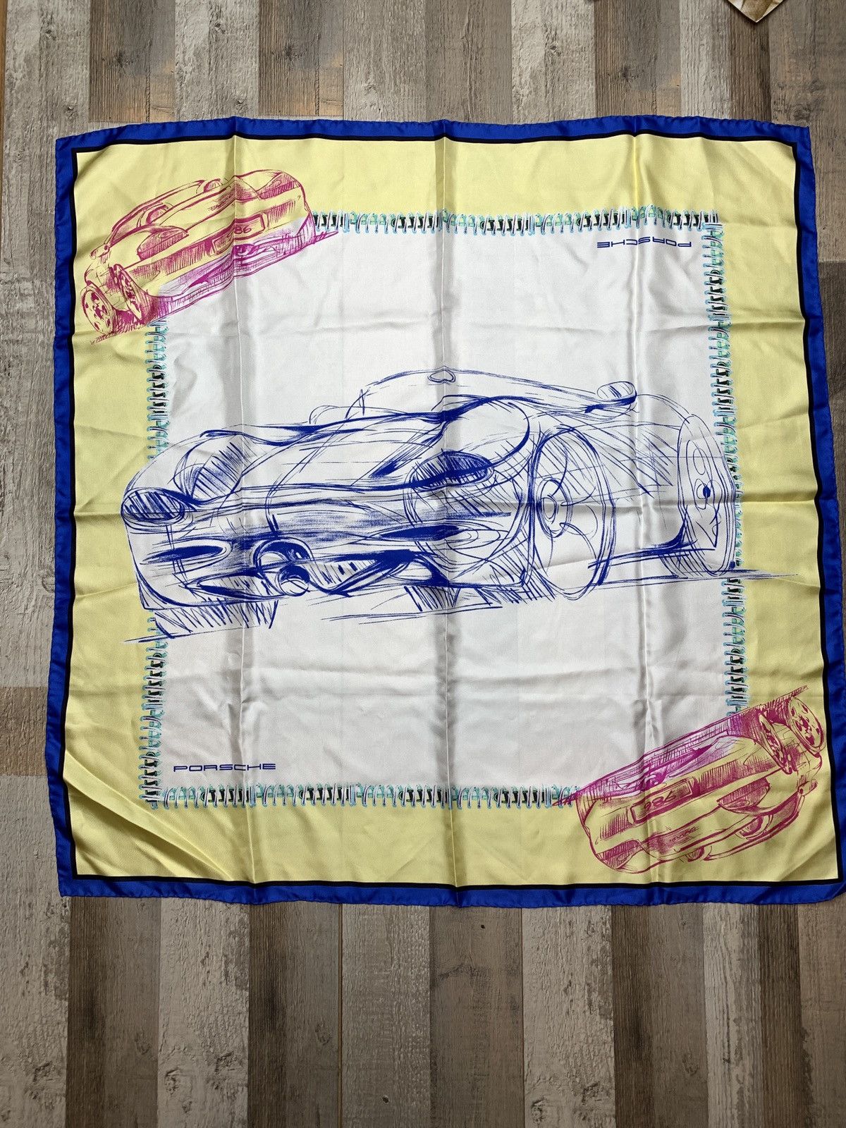 Porsche Design Porsche factory silk scarf 986 Vintage | Grailed
