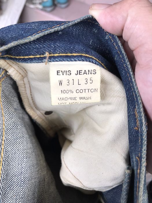 Vintage Vintage Evis Distressed Old Dirty Stinky Selvedge Jean | Grailed