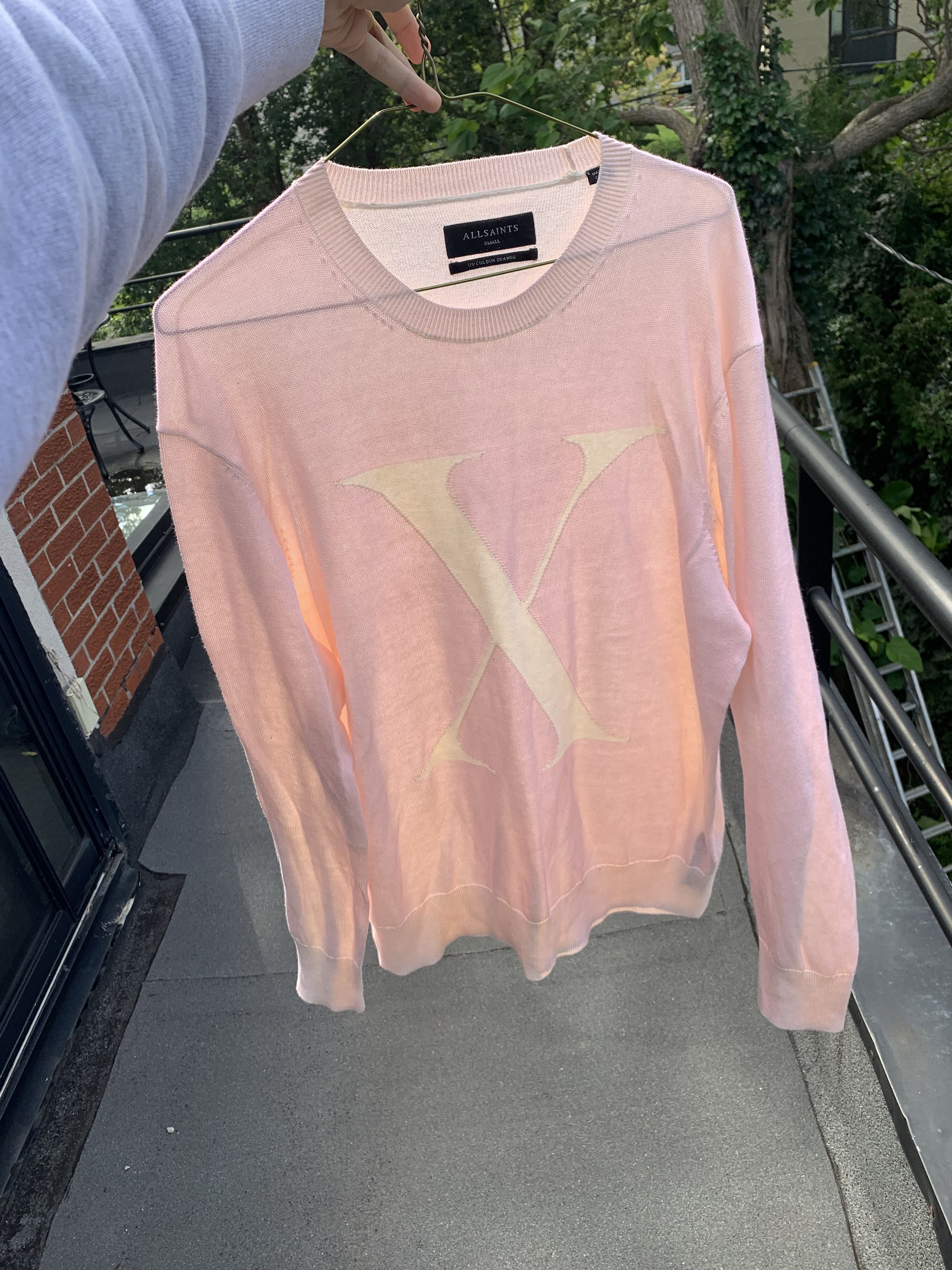 Allsaints Color-Changing sweater UV light AllSaints | Grailed