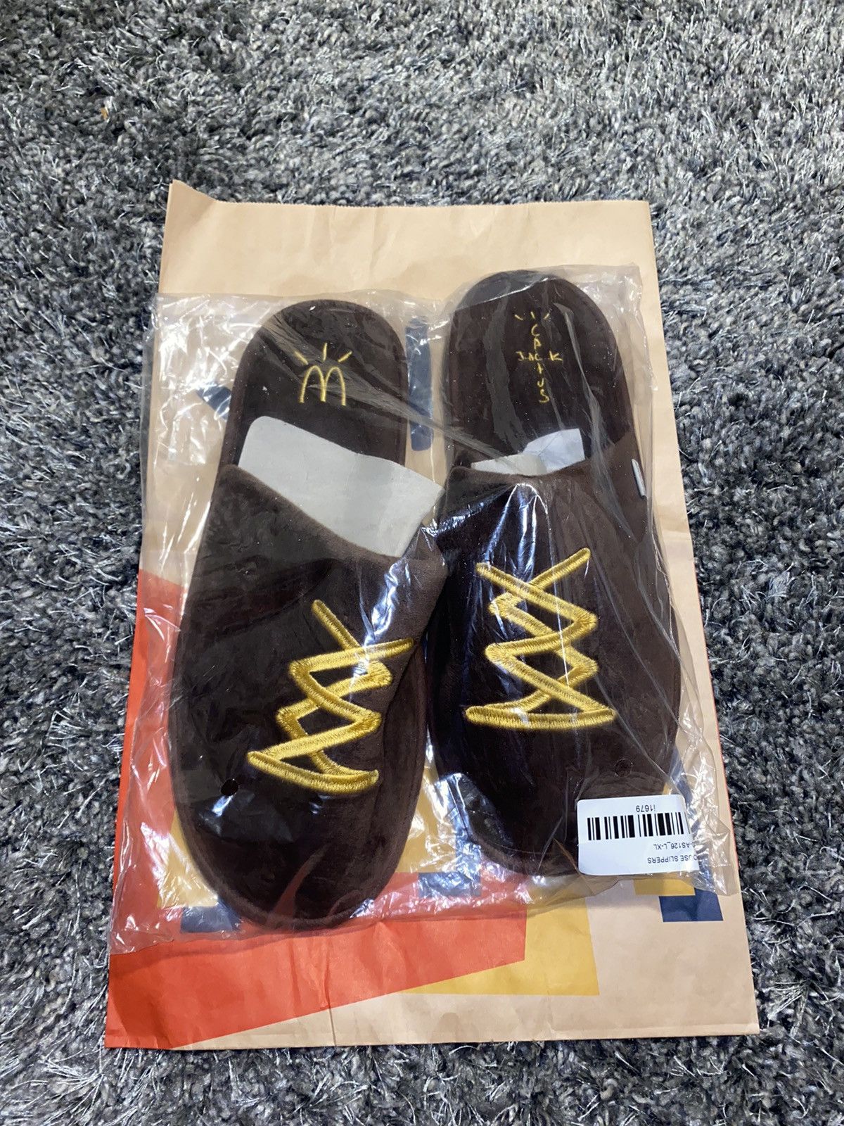 Travis Scott Travis Scott x Mcdonalds Cactus Jack House Slippers 9-12 ...