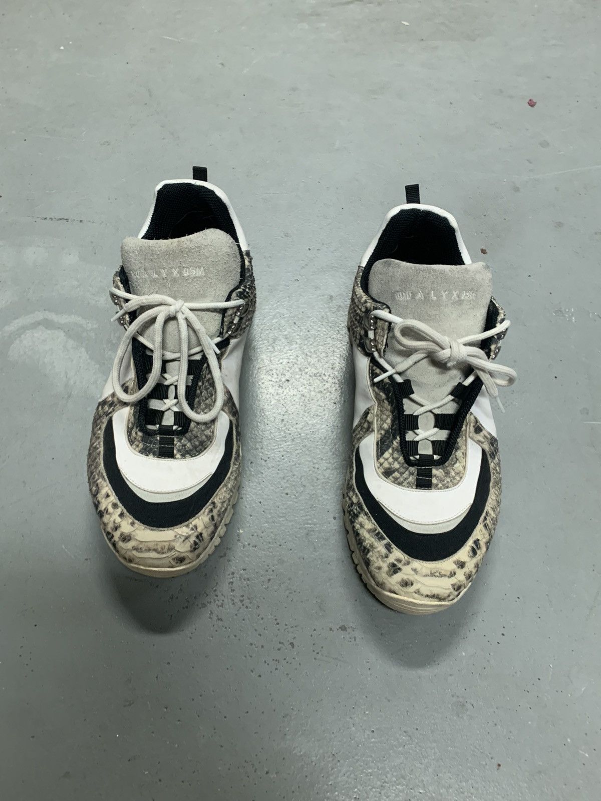 1017 ALYX 9SM × Alyx alyx snake skin roa low top hiking boots | Grailed
