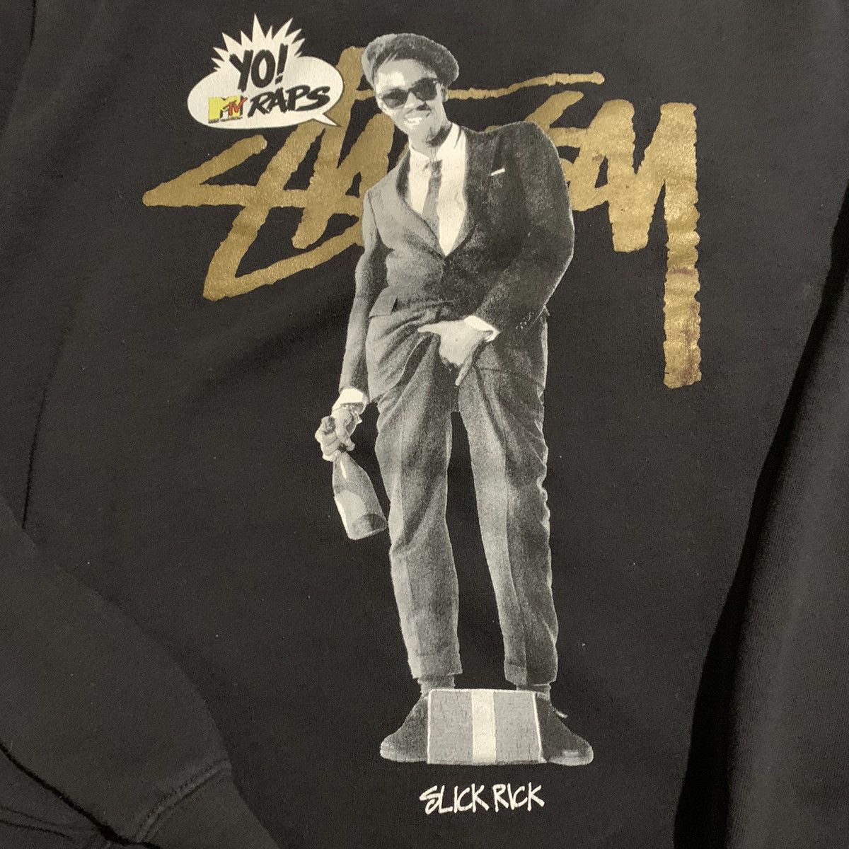 Mtv × Stussy × Vintage Stussy Vintage Slick Rick sweatshirt | Grailed