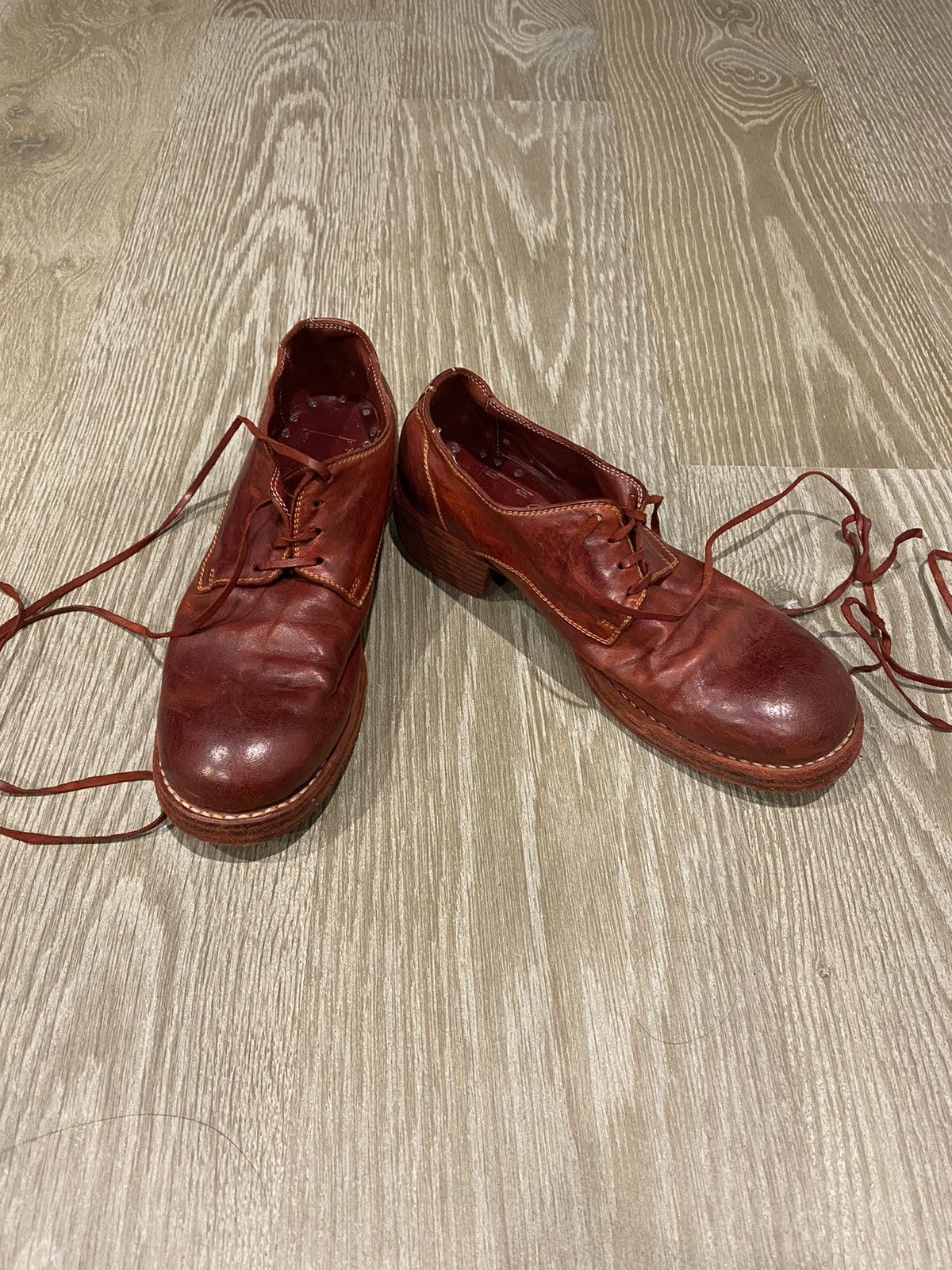 Guidi guidi 792z red derby | Grailed