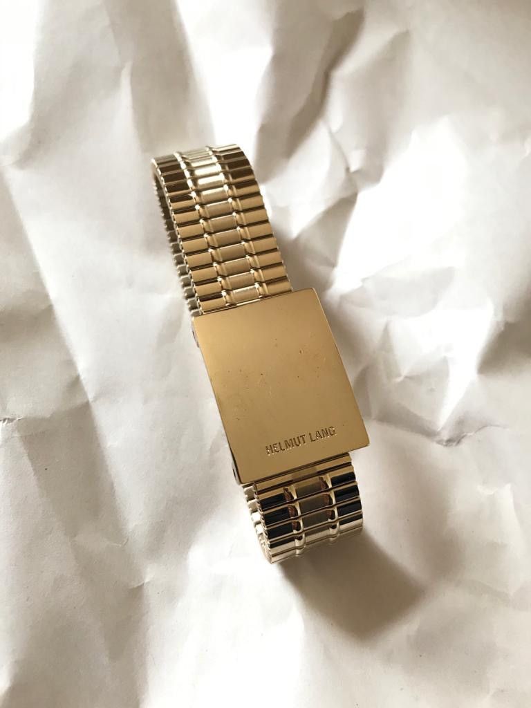 Helmut Lang AW2004 Rare Faceless Watch Bracelet Sterling Silver | Grailed