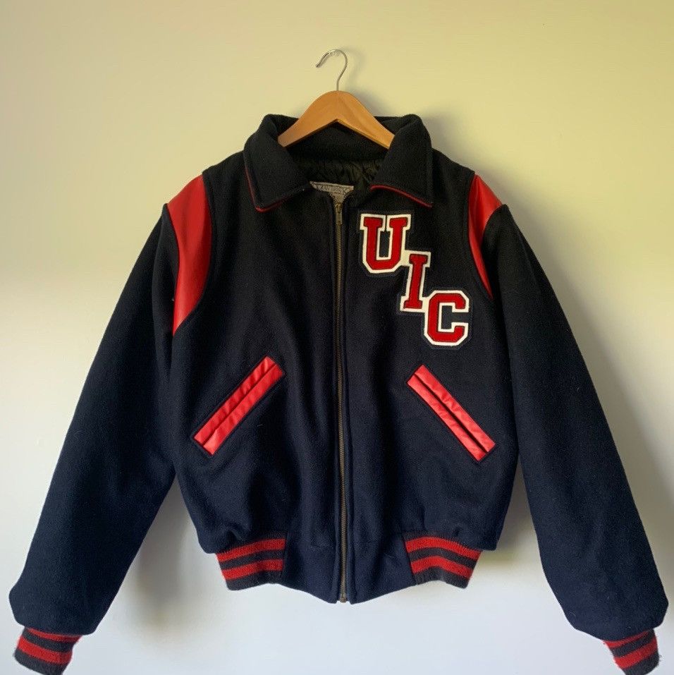 Vintage University of Chicago Illinois Varsity Jacket | Grailed