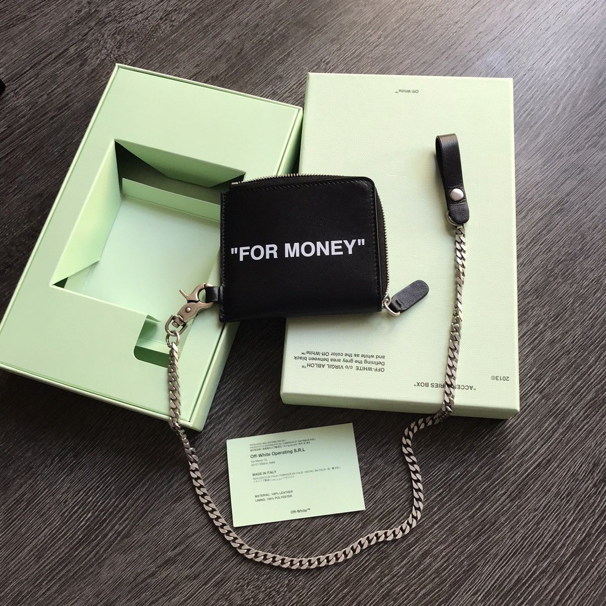 Off-White Off-White wallet with chain as new item from display | Grailed