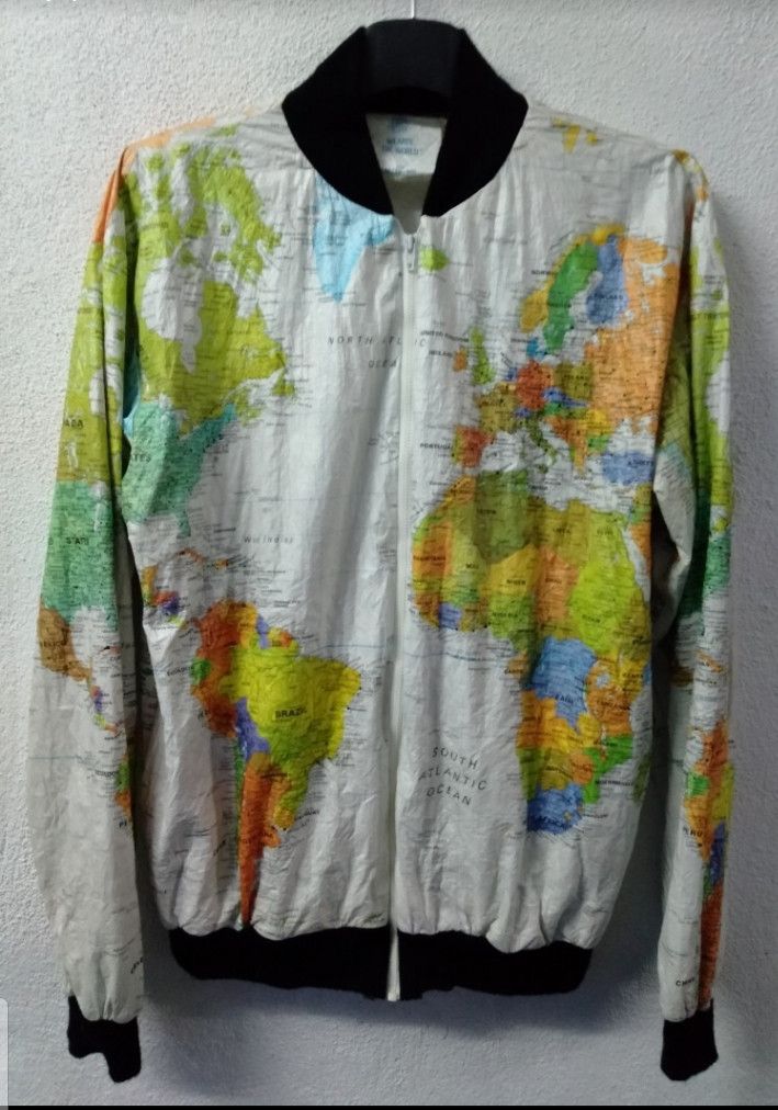 Vintage Vintage Rare 80s World Map Kurt Cobain Nirvana | Grailed