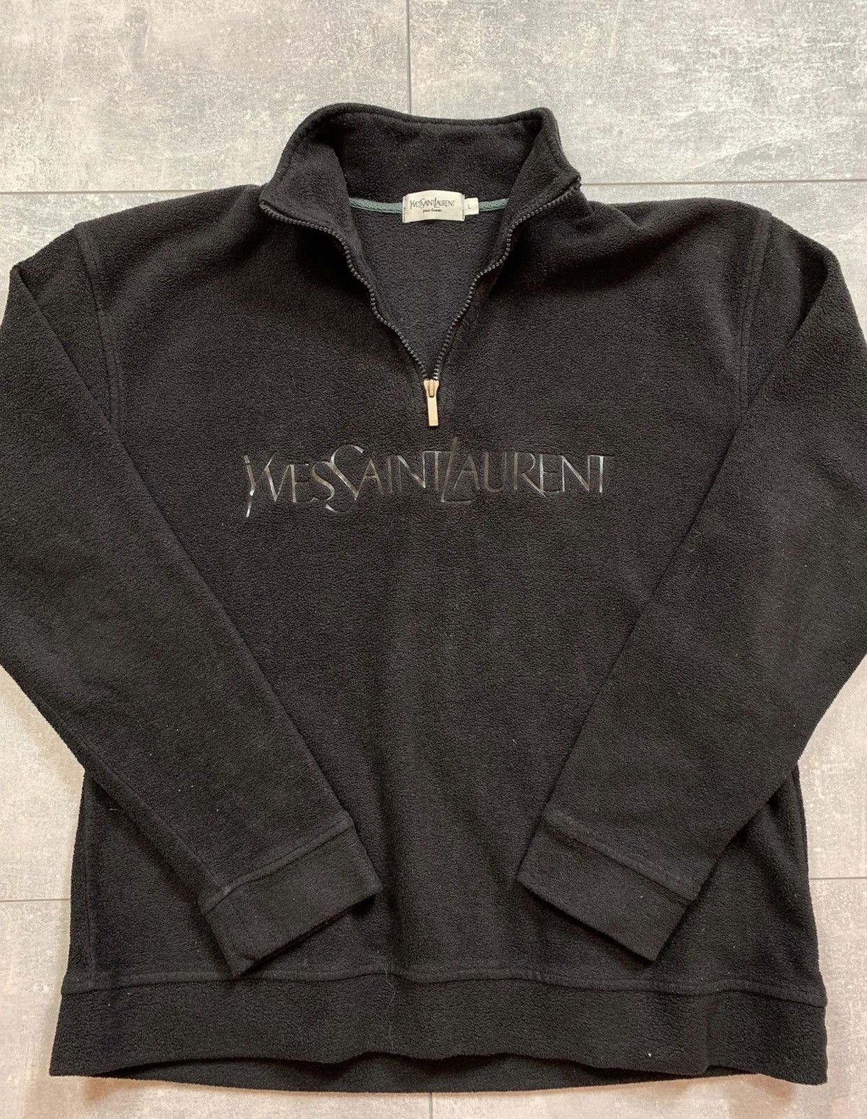 Very Rare × Vintage × Yves Saint Laurent Yves saint Lauren fleece ...