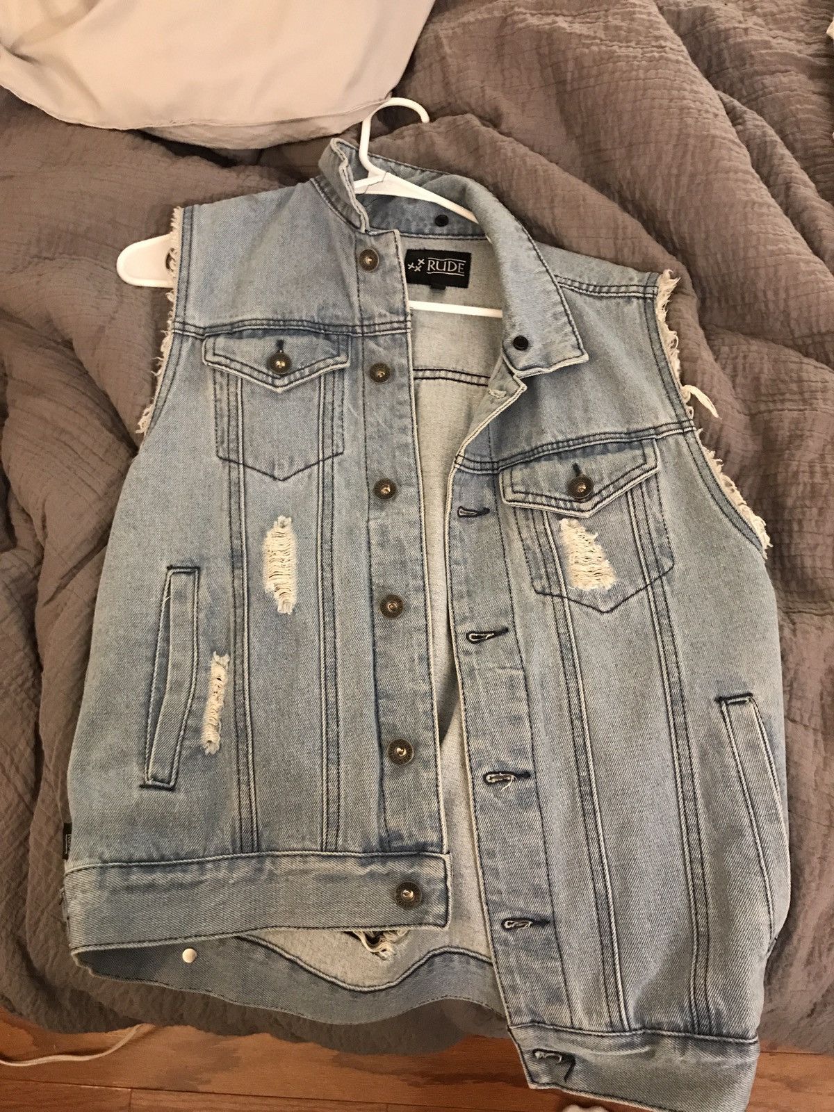 Rude Rude brand denim vest | Grailed
