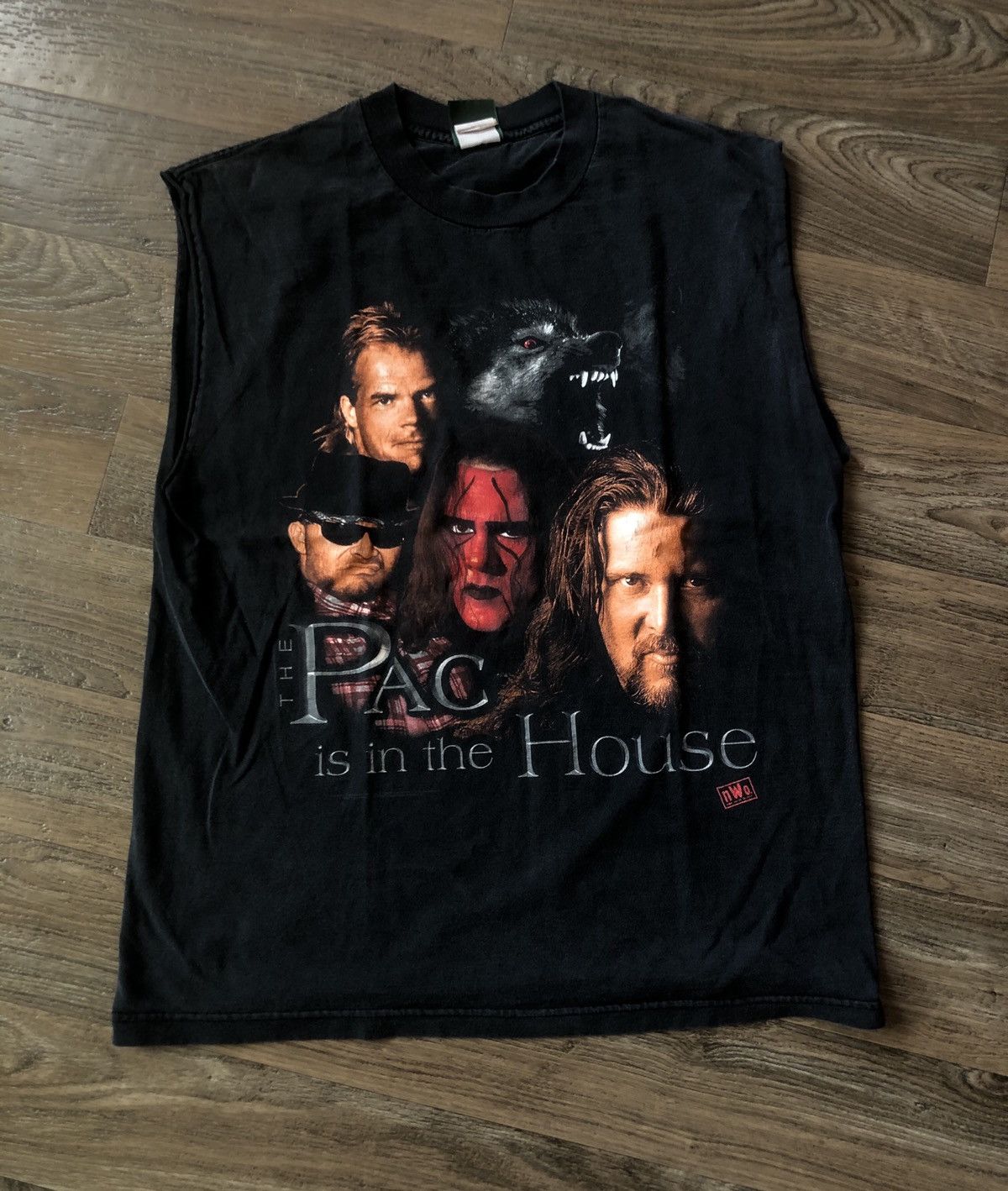 Vintage NWO vintage wrestling cut off T-shirt | Grailed