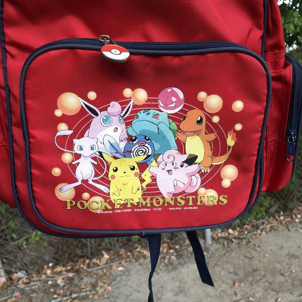 Vintage Vintage 90s Pokémon Backpack Pikachu Charmander 90s kids | Grailed