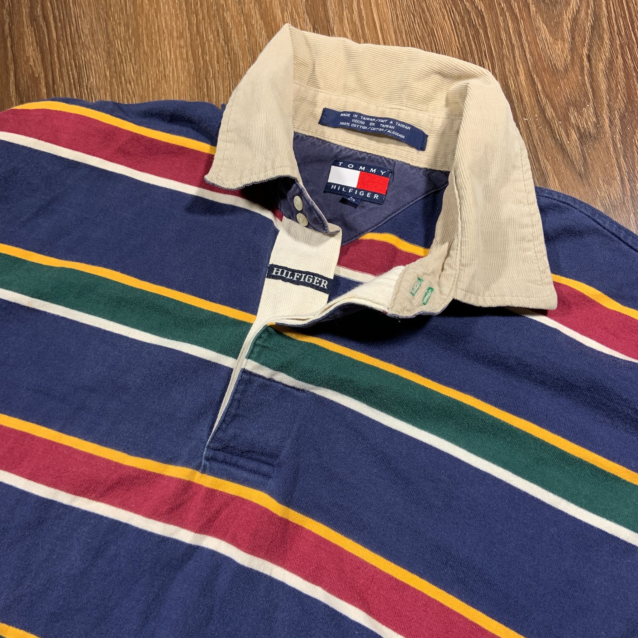 Kanye West × Tommy Hilfiger × Vintage Vintage Tommy Hilfiger Striped ...