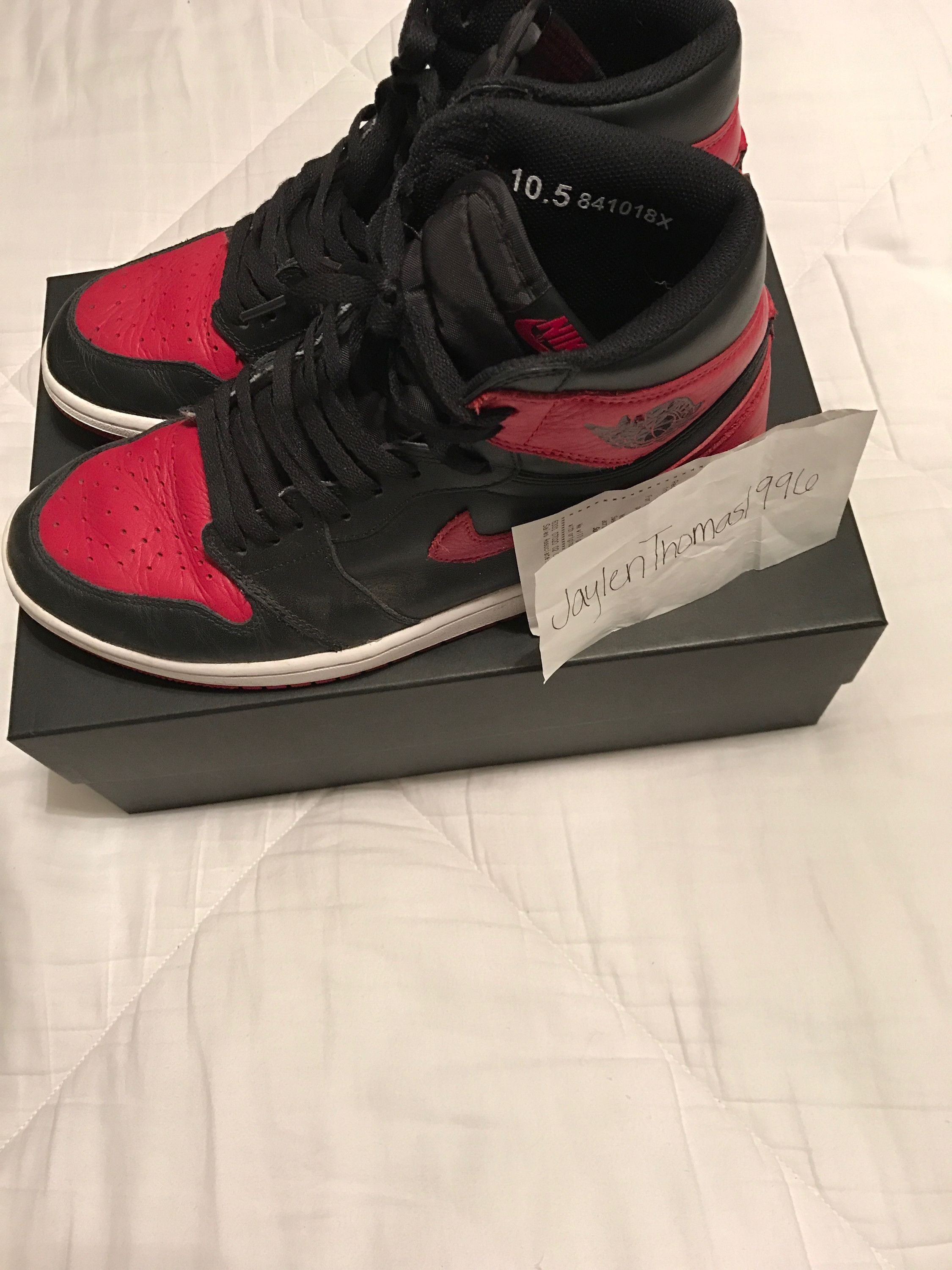 Jordan Brand Air Jordan 1 "Bred" | Grailed
