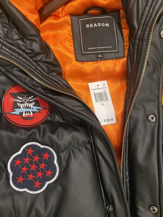 Reason Reason Patch Bomber Jacket | Grailed