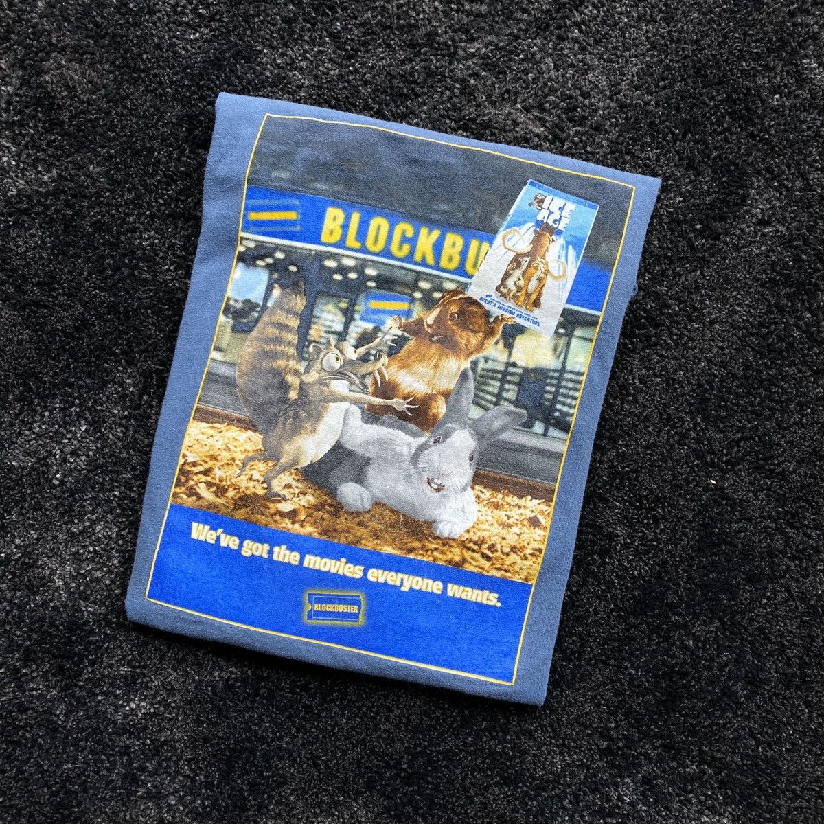 Vintage Vintage Ice Age Blockbuster Movie Promo T-shirt | Grailed