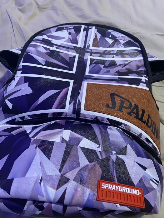 Sprayground SPALDING X SPRAYGROUND ONE MILLION KARAT DIAMOND BACKPACK ...
