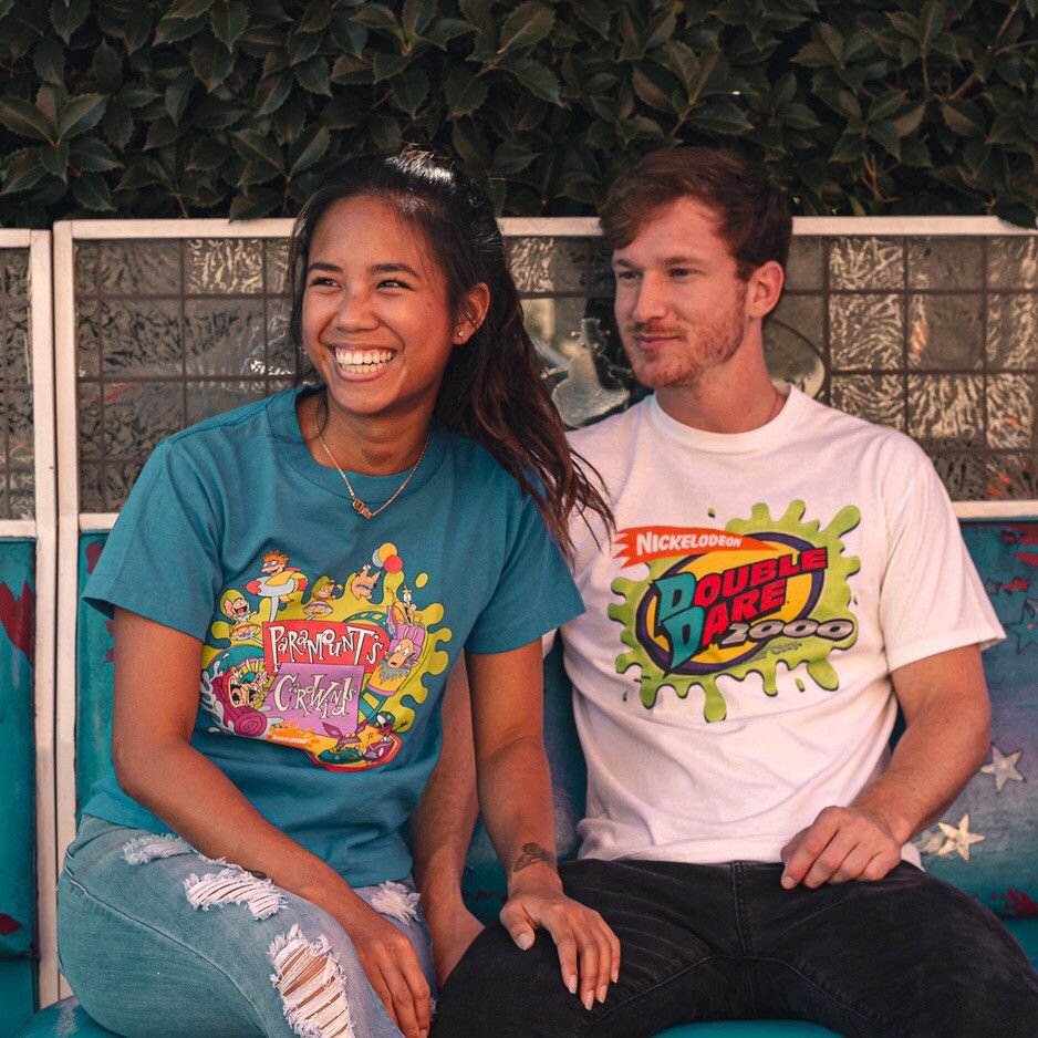 Nickelodeon × Vintage 1997 Carowinds Nickelodeon Tee (Fits Adult XS-S ...