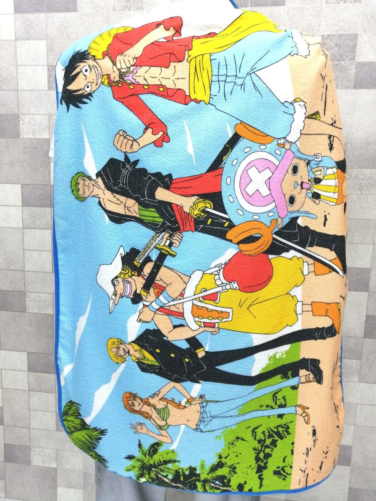 Vintage DOPE PIECE!💥ONE PIECE Full Print Mini Towel Blanket | Grailed