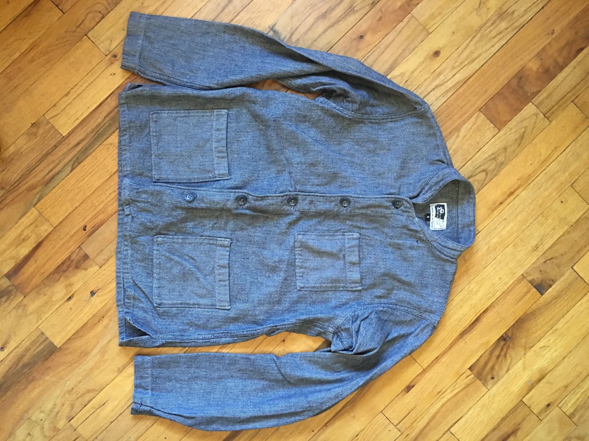 Engineered Garments Herringbone smock jacket | Grailed