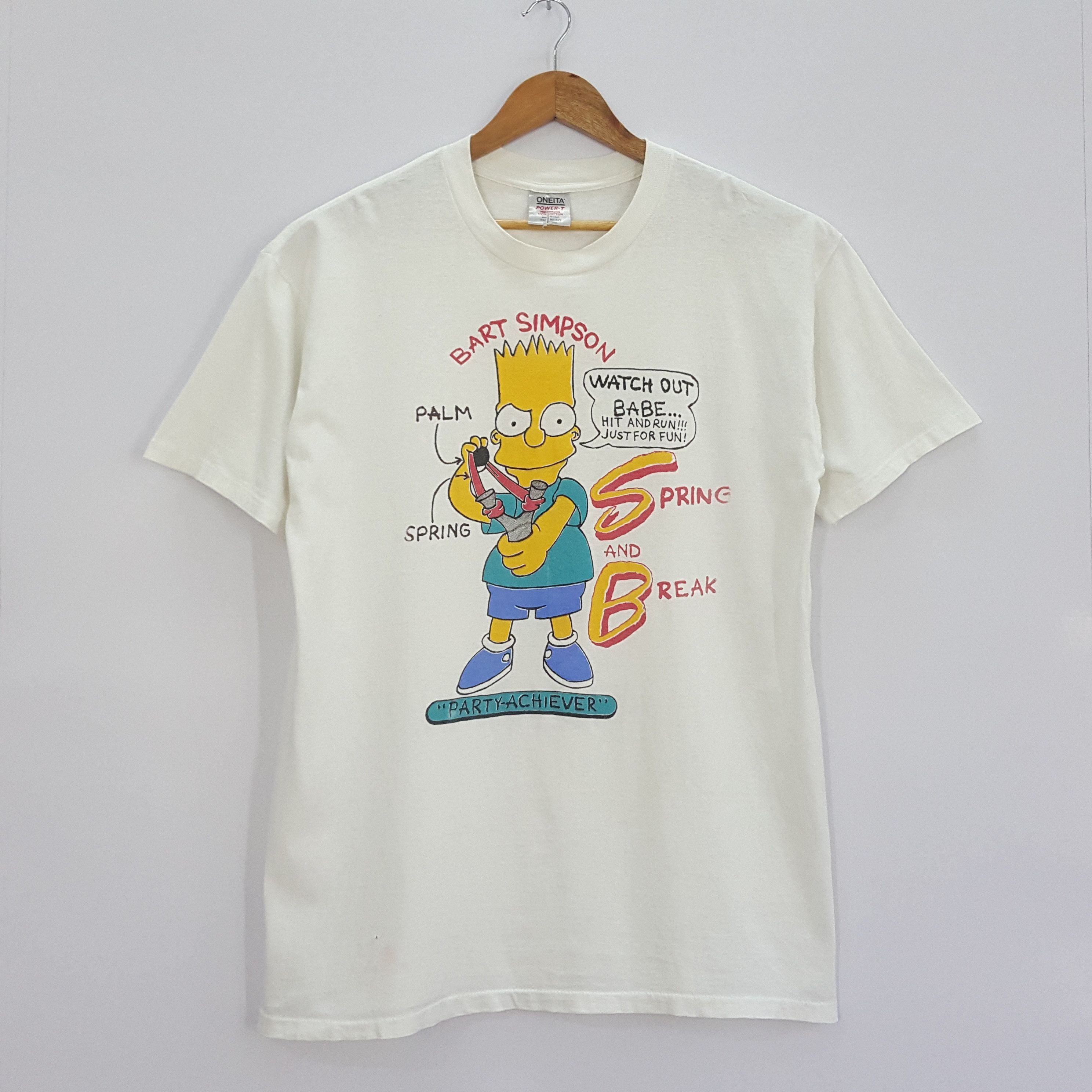 The Simpsons × Vintage Vintage 90's Simpson BART SIMPSON design t-shirt ...