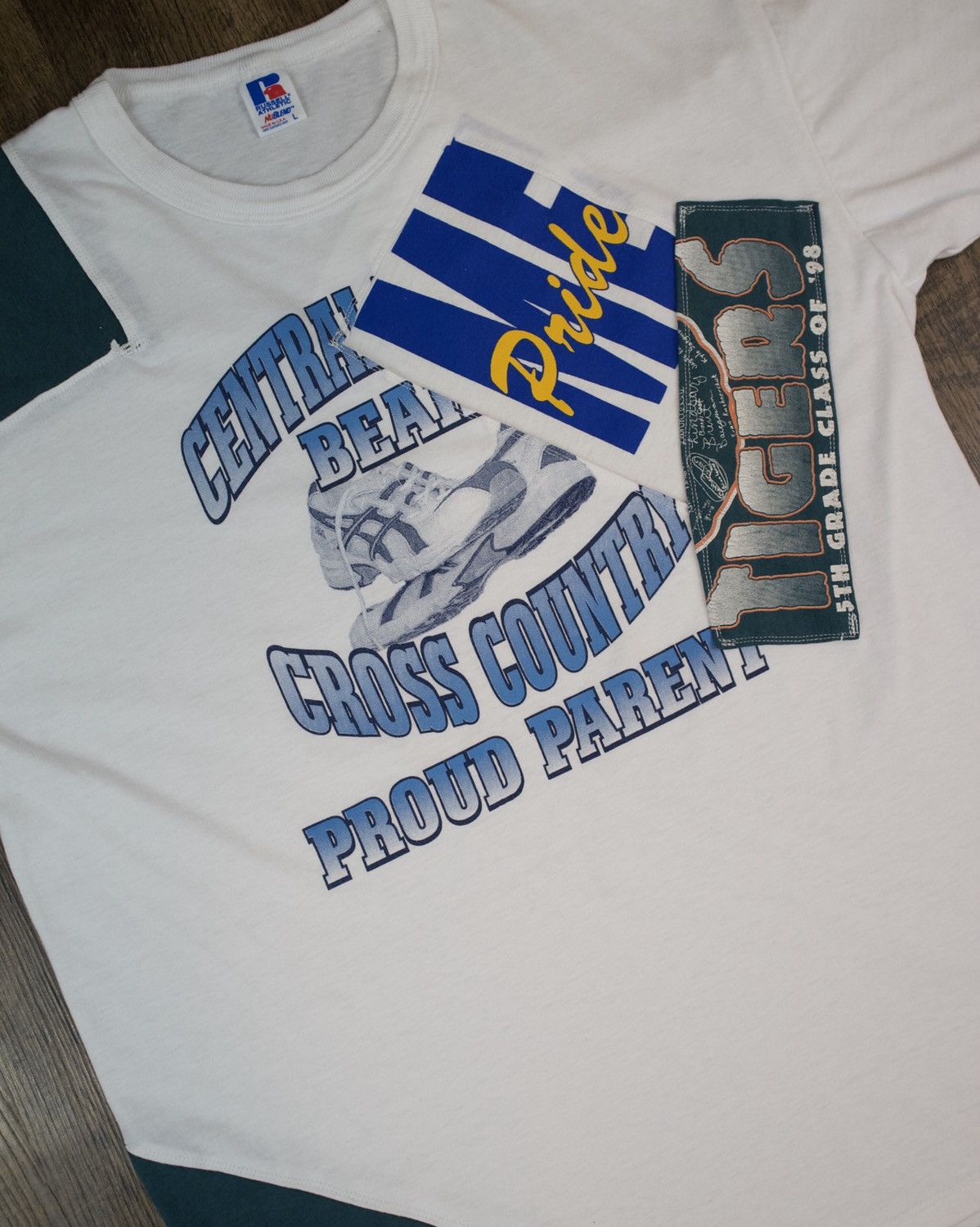 Vintage Vintage Custom Cut Up School Tee | 90's T-Shirt | Grailed