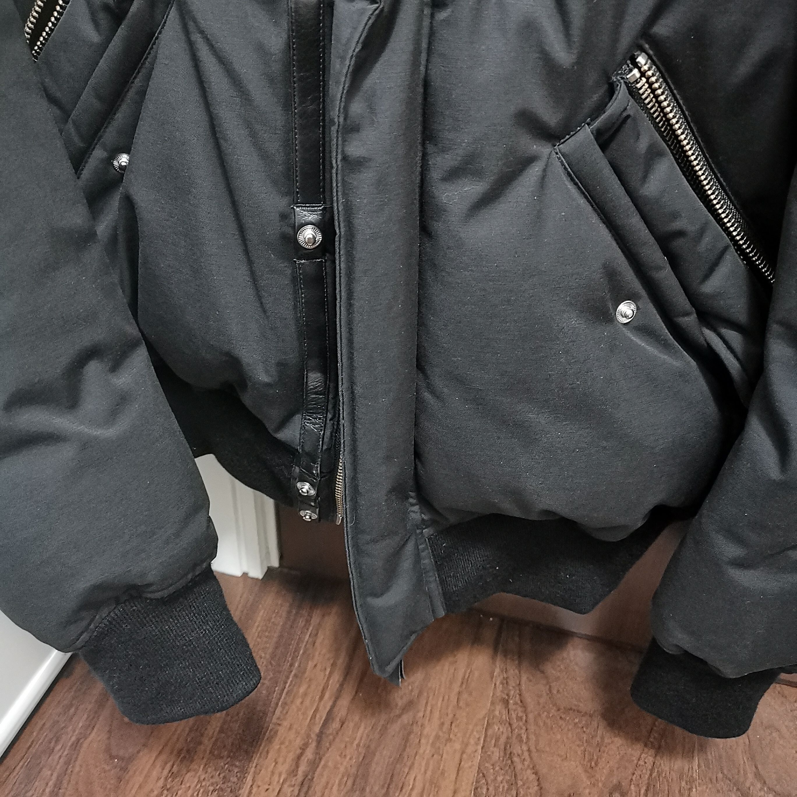 Mackage DIXON down bomber with removable hooded bib & fur trim | Grailed