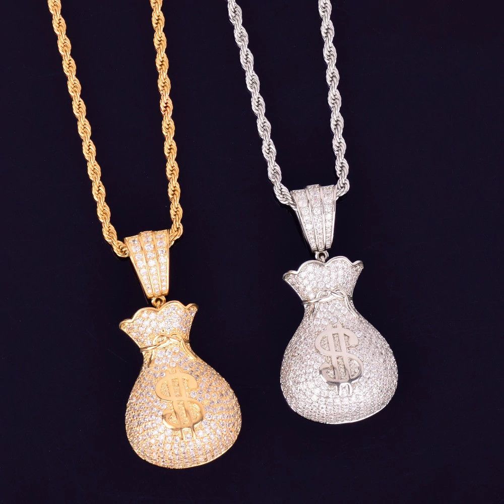 Custom Iced Out money bag | Grailed