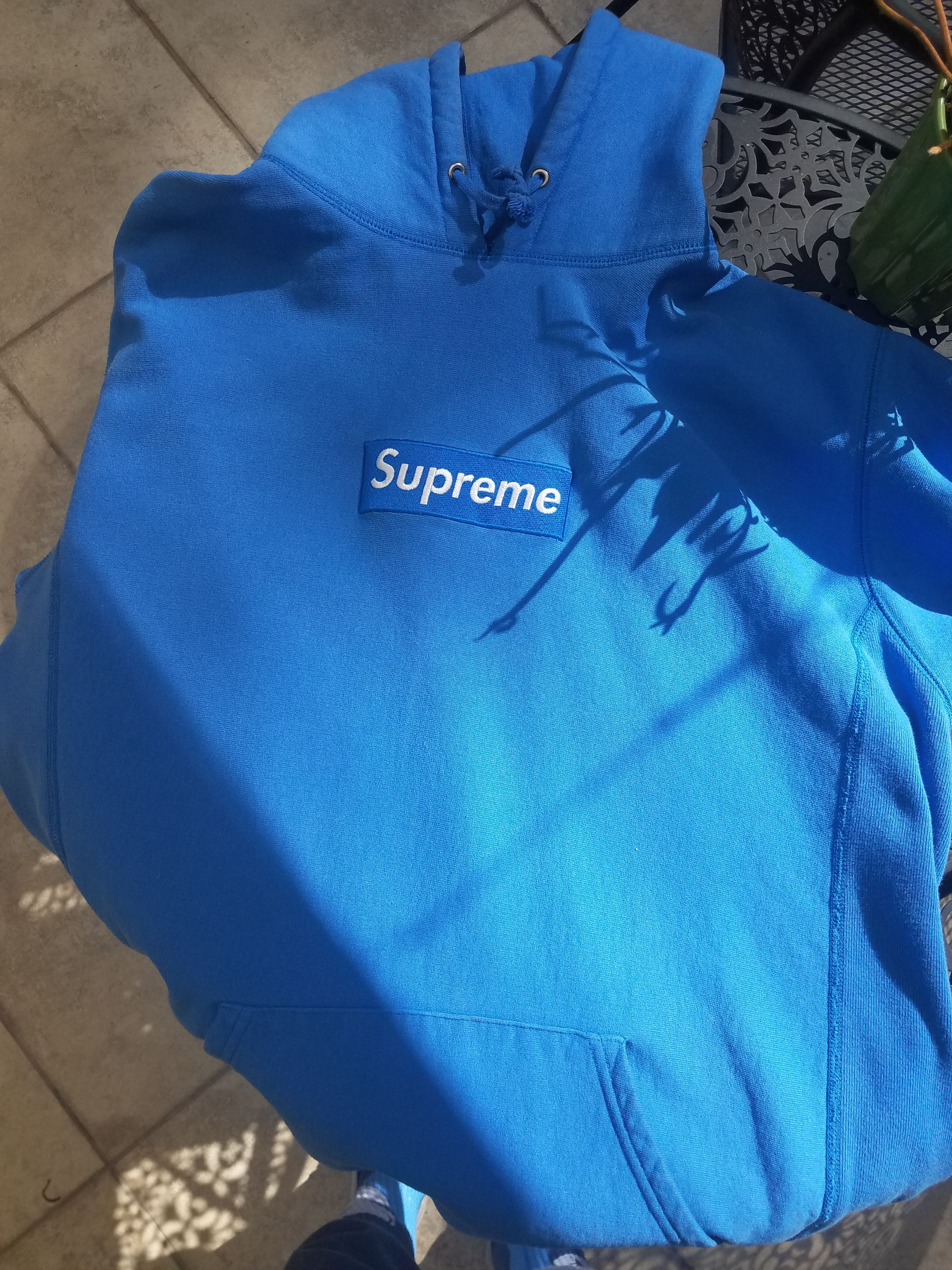 Supreme Supreme Baby Blue box logo hoodie | Grailed