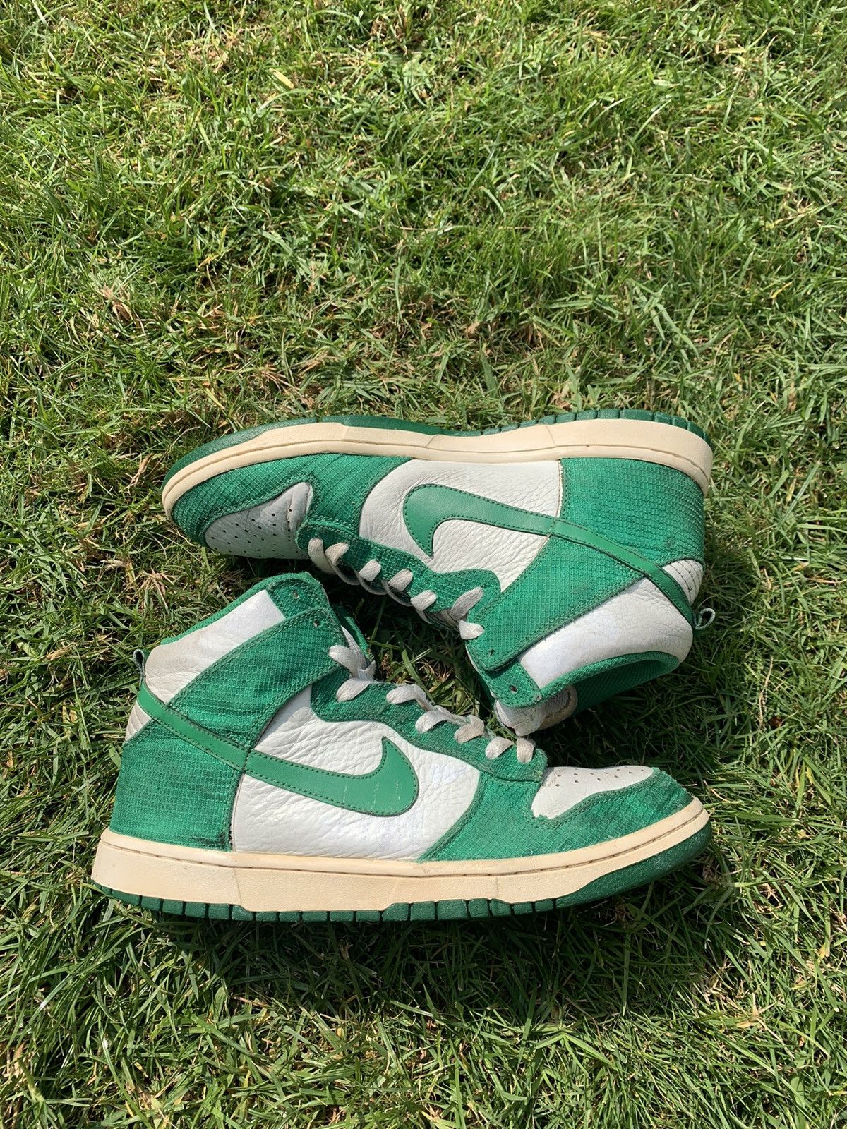 Nike Dunk High Lucky Green | Grailed