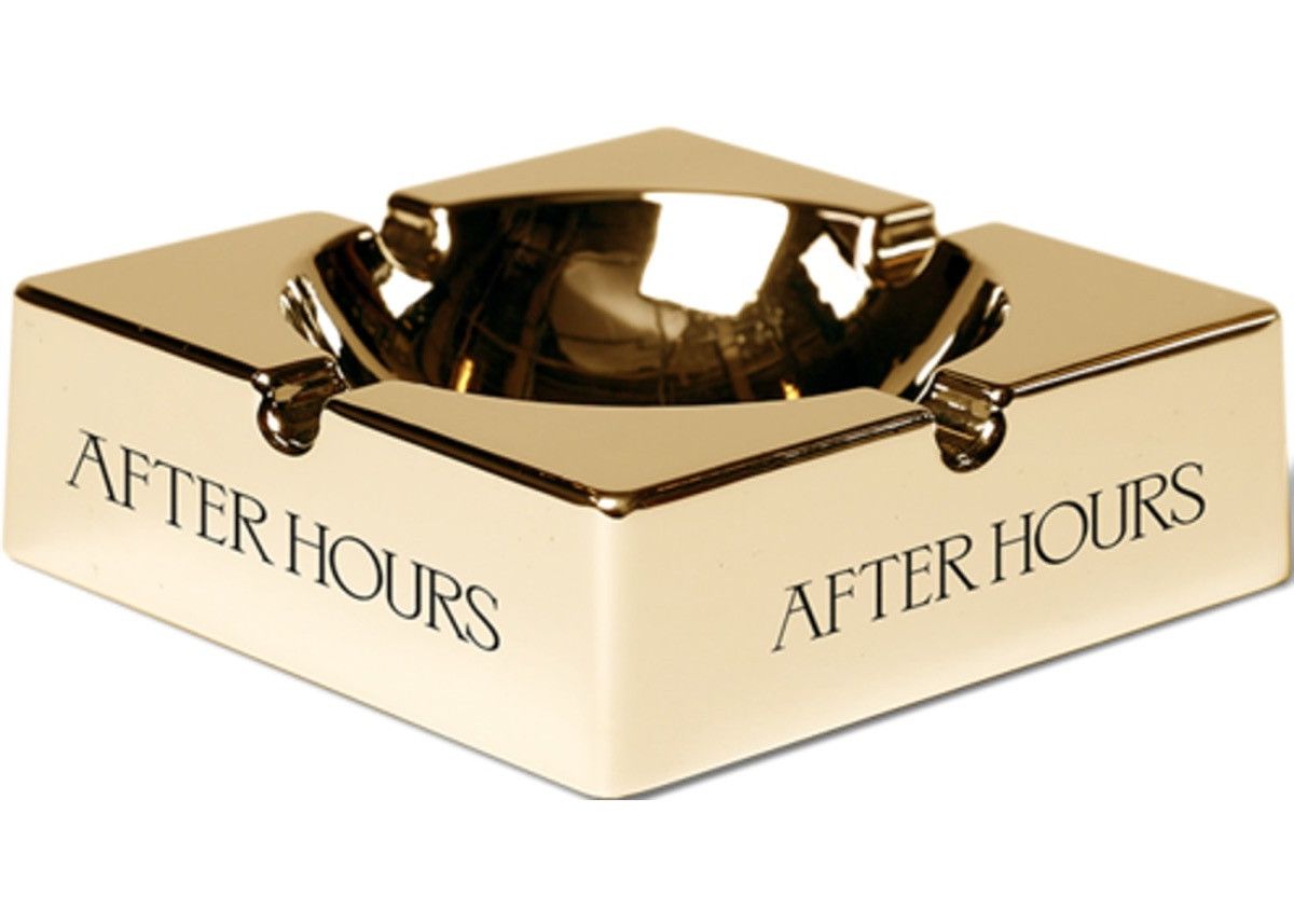 The Weeknd The Weeknd After Hours Gold Ashtray - IN HAND READY TO SHIP ...