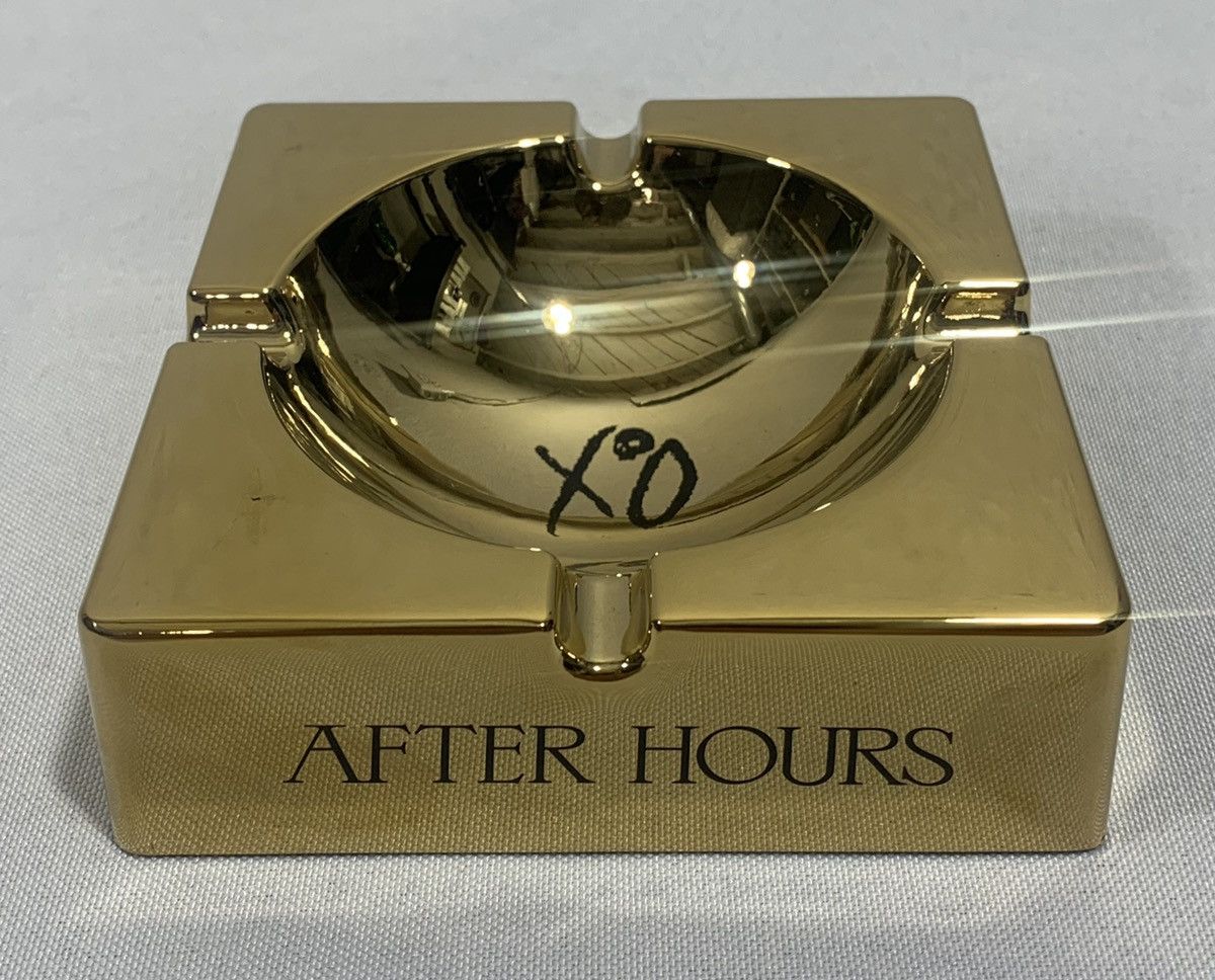 The Weeknd The Weeknd After Hours Gold Ashtray - IN HAND READY TO SHIP ...