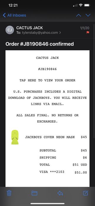 Travis Scott Travis Scott Jackboys Cover Neon Ski Mask | Grailed