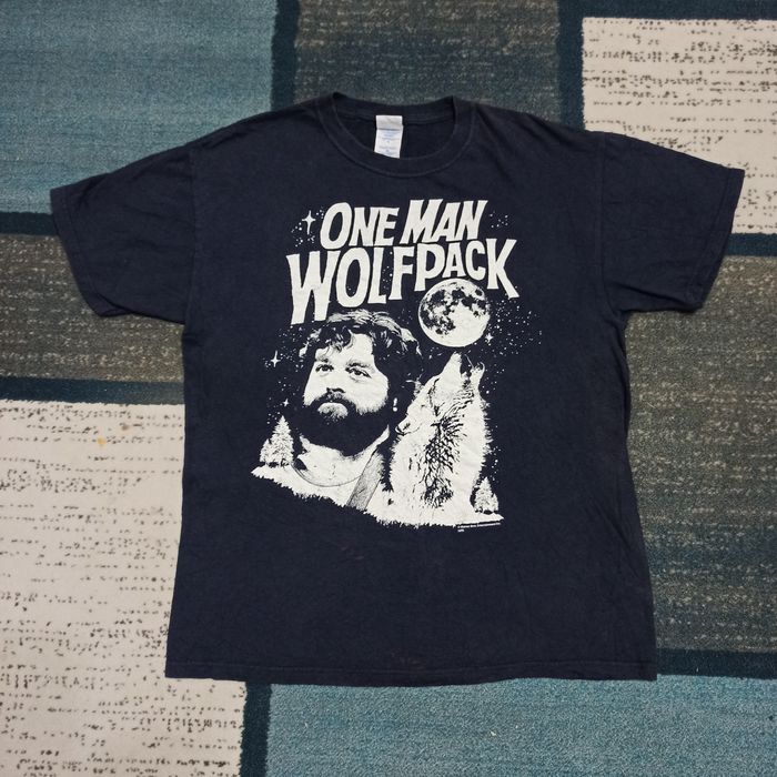 Vintage One Man Wolf Pack tee shirt /Movie Song celebrities | Grailed