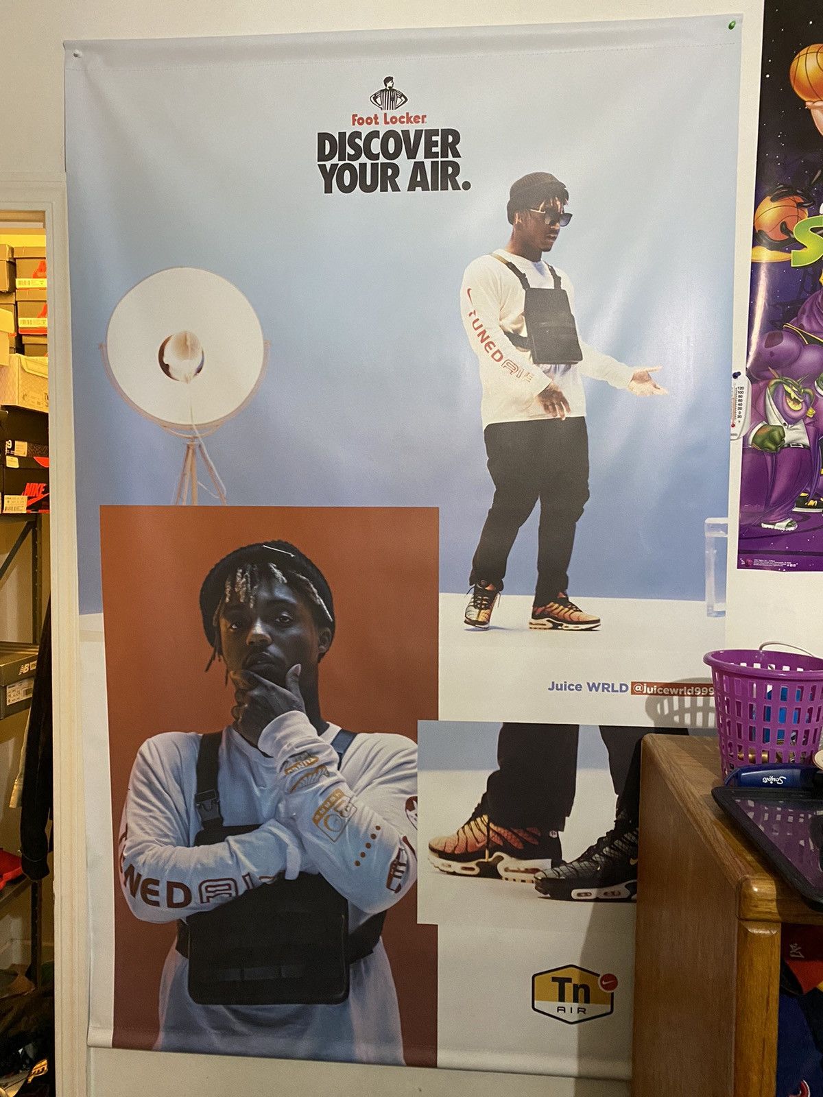 Foot Locker × Nike Juice Wrld Footlocker Campaign Air Max Poster | Grailed