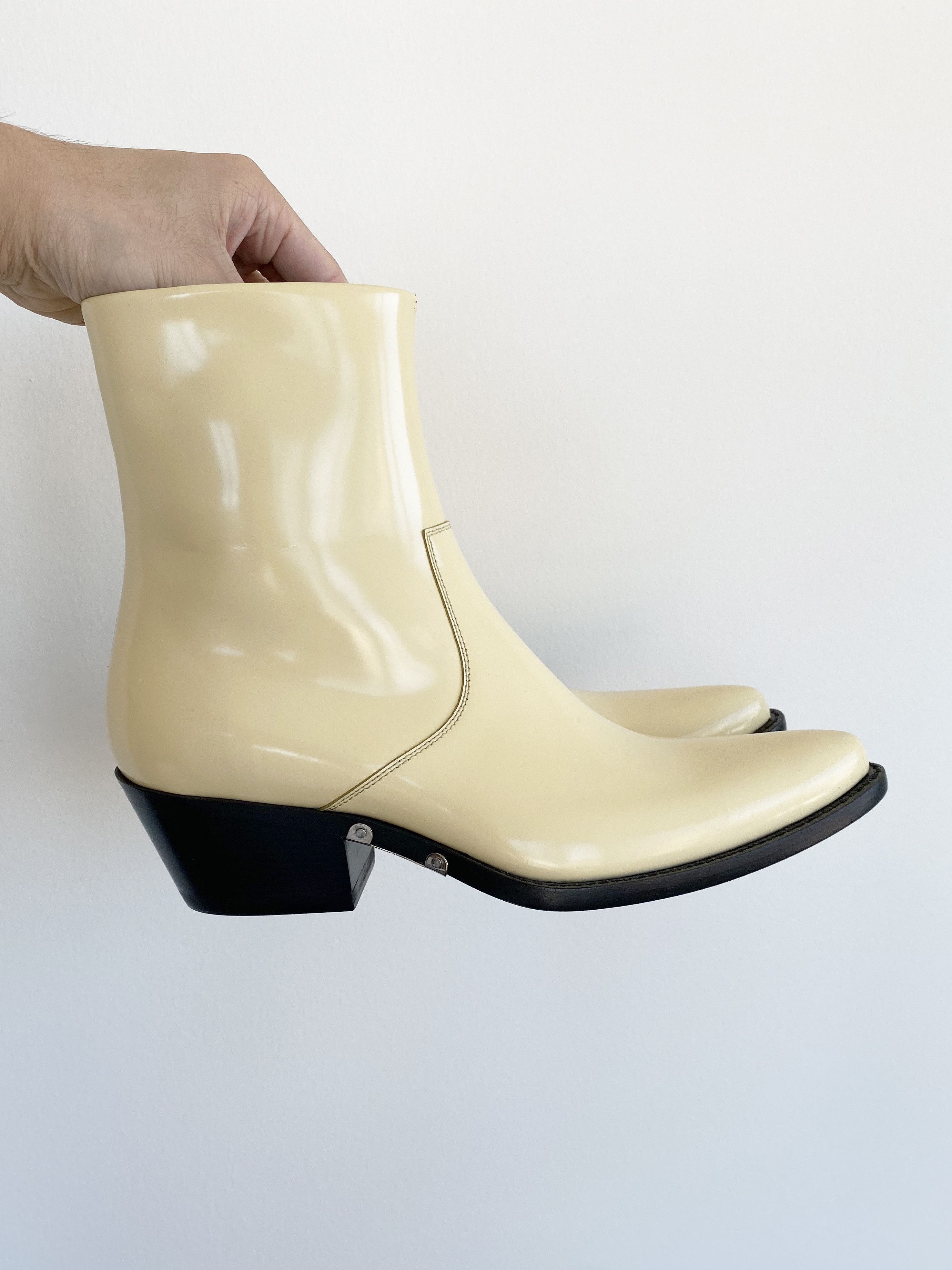 Calvin Klein 205W39NYC × Raf Simons Western Spazzolato Temo 4 Pointy ...