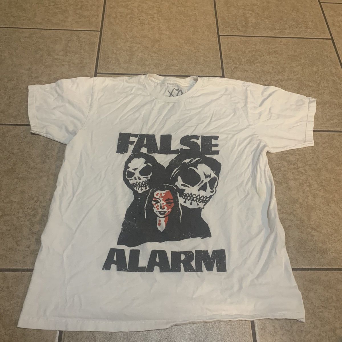 Xoxo The Weeknd XO False Alarm Promo Graphic T-Shirt Official | Grailed