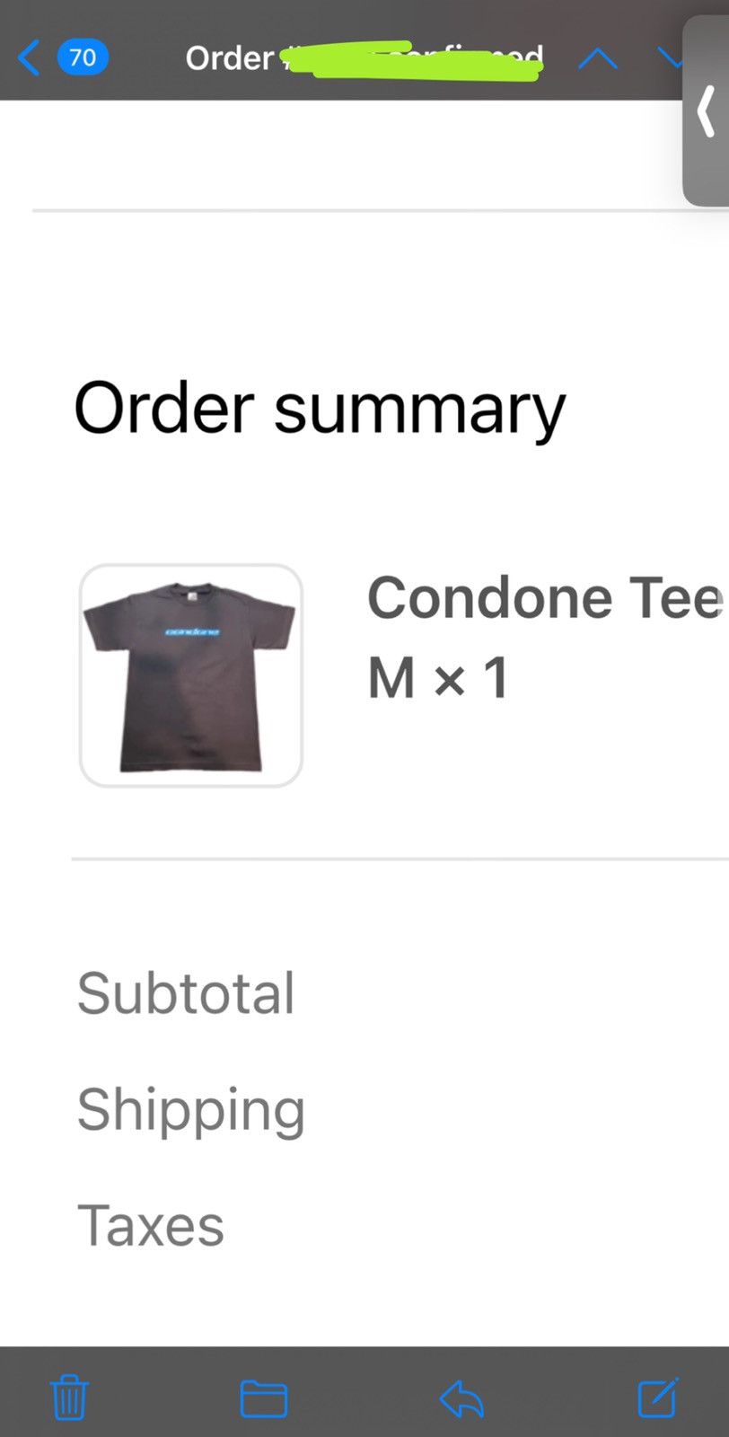 Vintage Condone it Logo Tee | Grailed