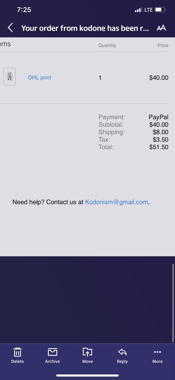 Kodone DHL print | Grailed