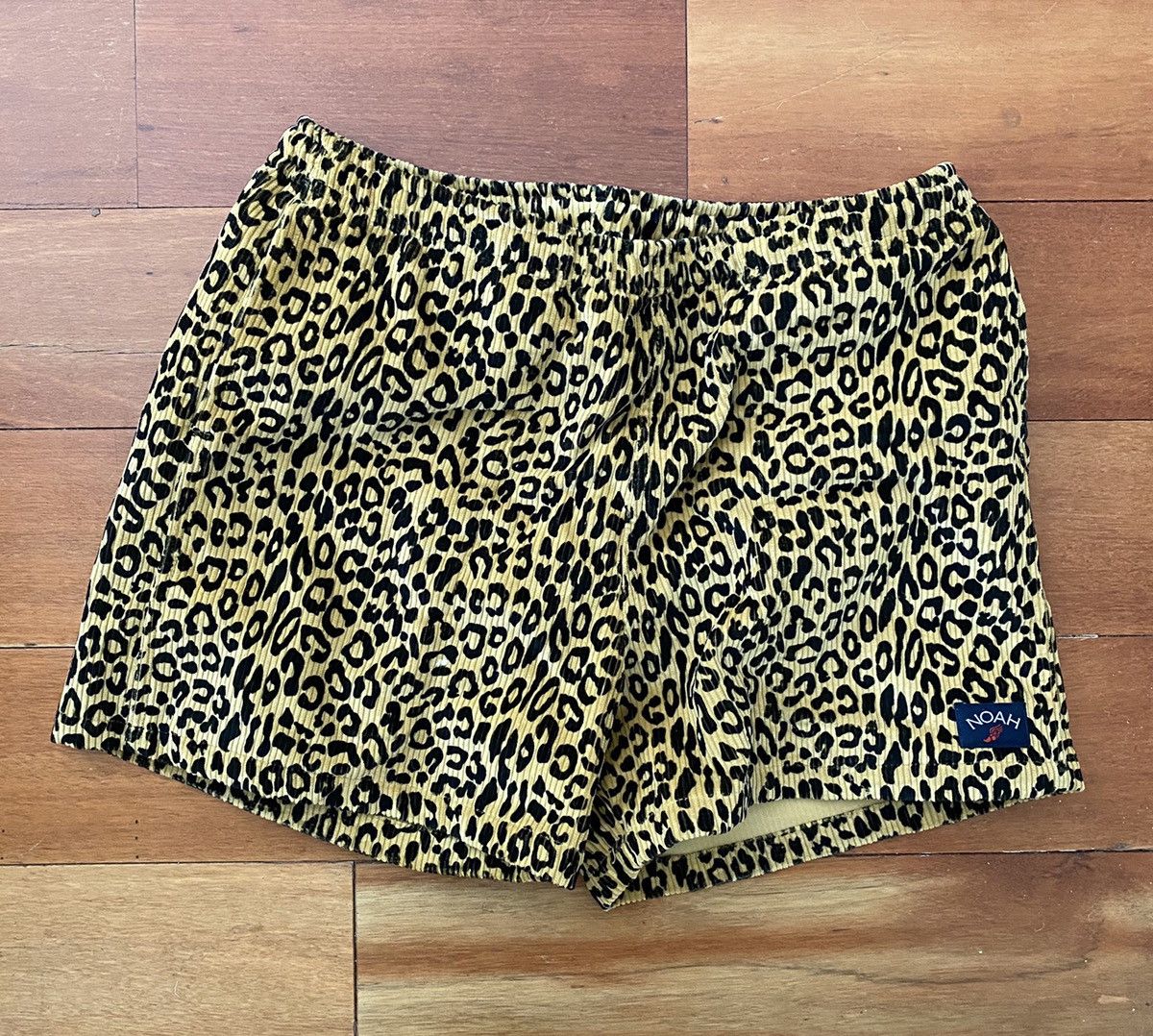 Noah Noah Leopard Print Corduroy Shorts | Grailed