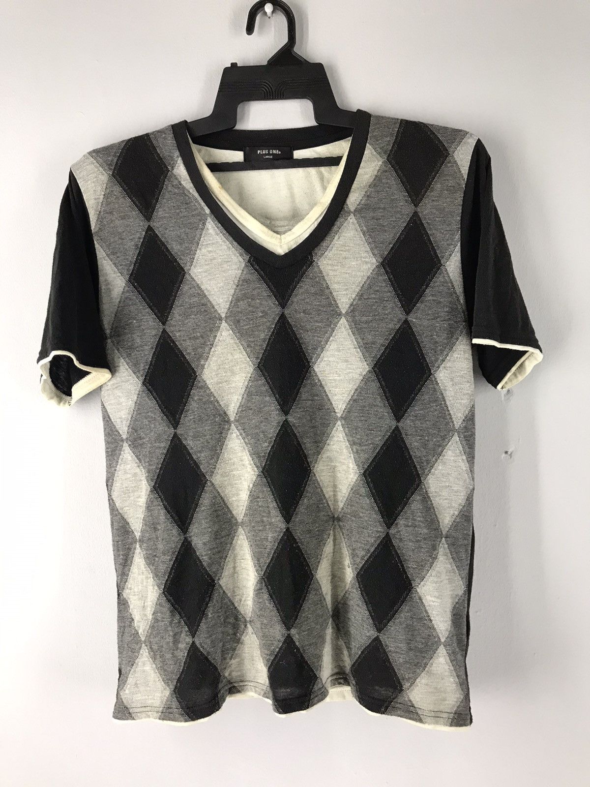 Plus One Clothing PLUS ONE SHIRT DIAMOND STRIPE | Grailed