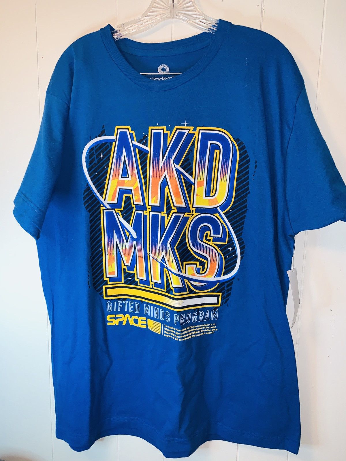 Akademiks Blue t shirt nwt 100% cotton | Grailed