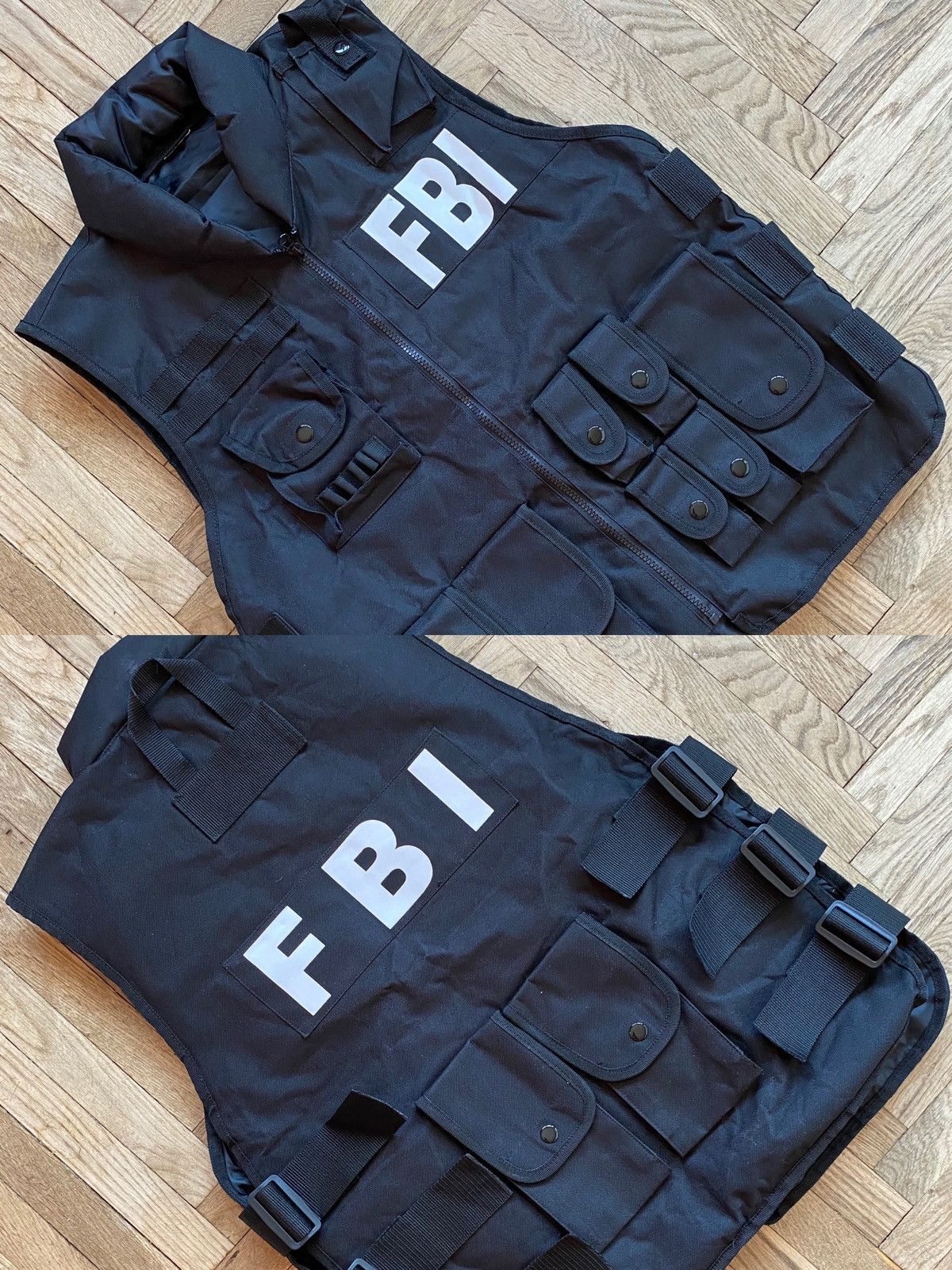 Tracey Vest FBI SWAT Tactical Combat Vest Tracey Police Black Vintage ...