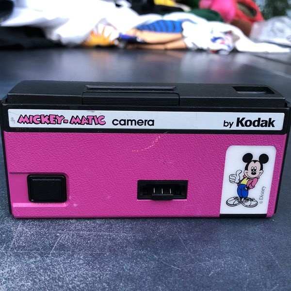 Vintage 1988 Kodak Disney Mickey Mouse Pink 110 Film Camera 80s | Grailed