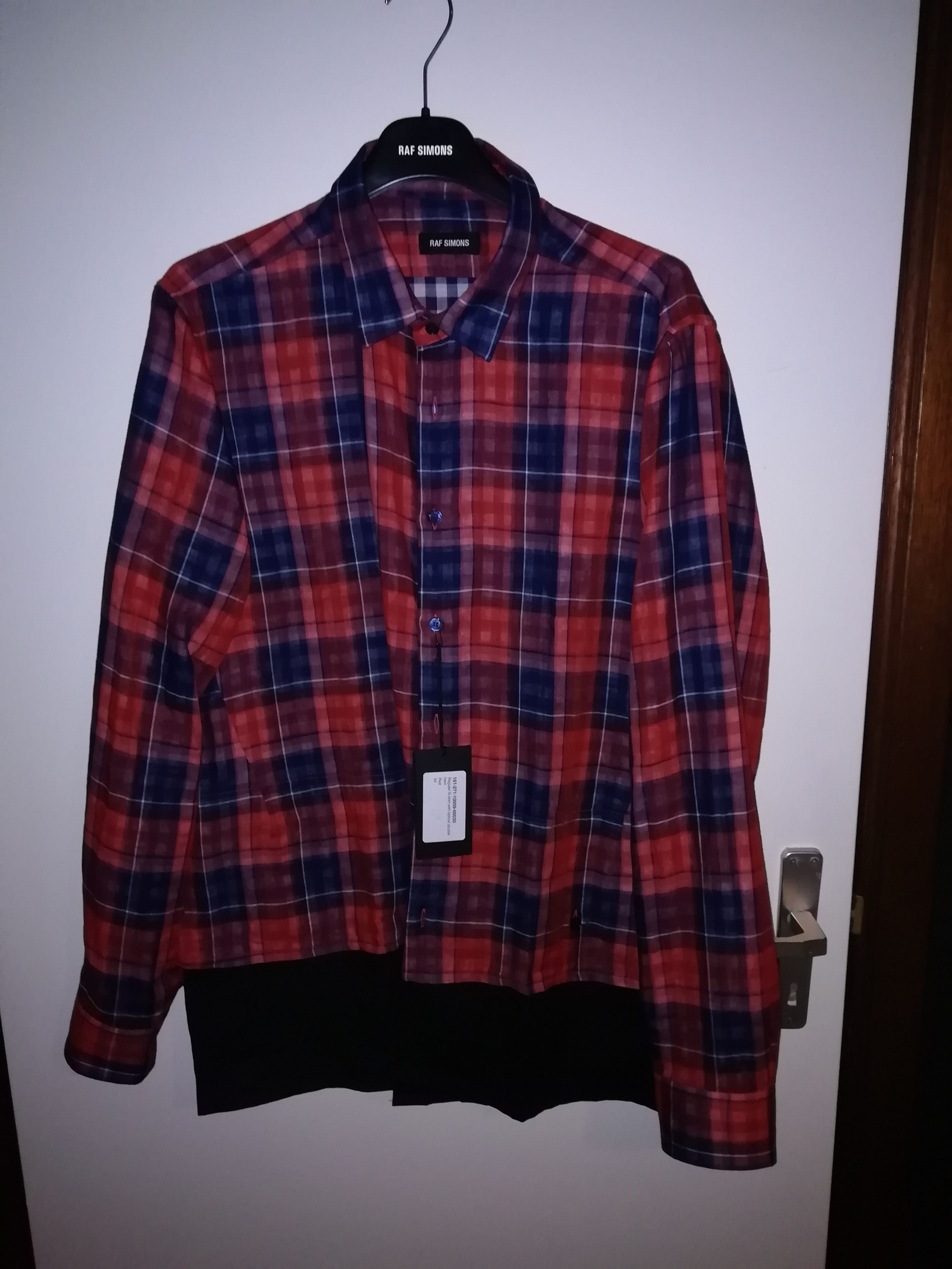 Raf Simons Raf simons red checkered shirt | Grailed
