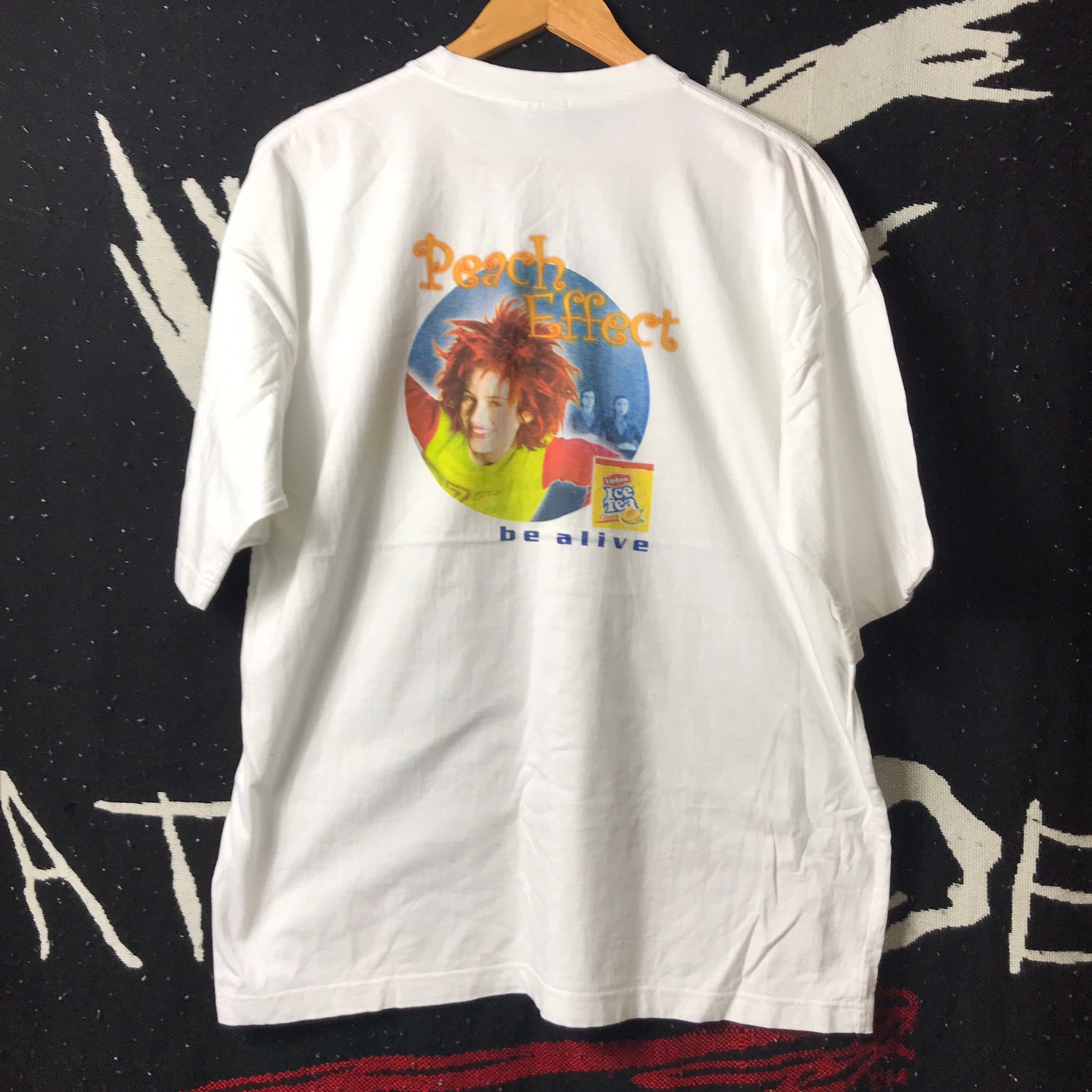 Vintage Lipton Ice Tea Peach Effect Vintage 90s Beverage Shirt XL | Grailed