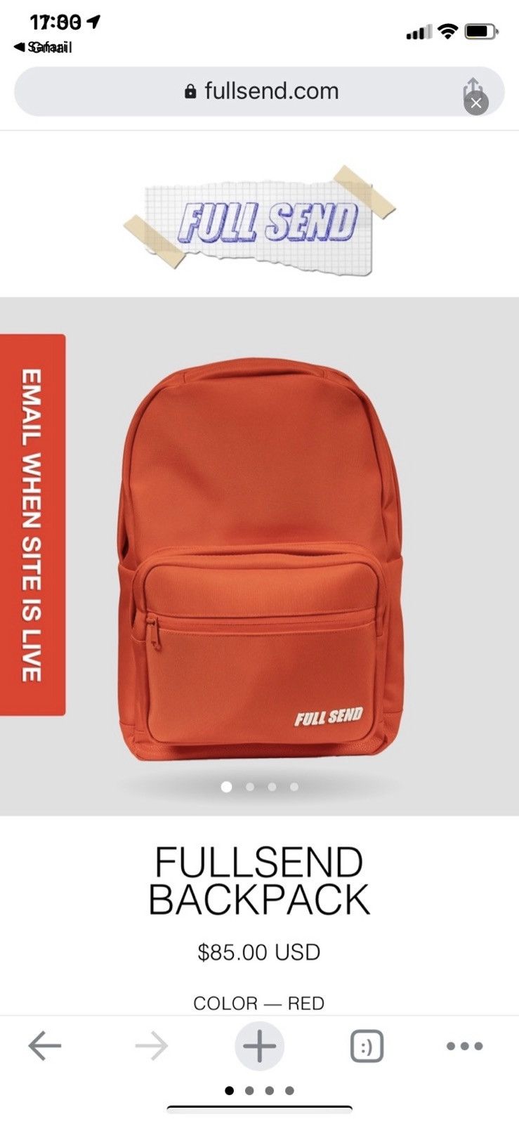 Full Send by Nelk Boys NELK BOYS FULL SEND BACKPACK | Grailed