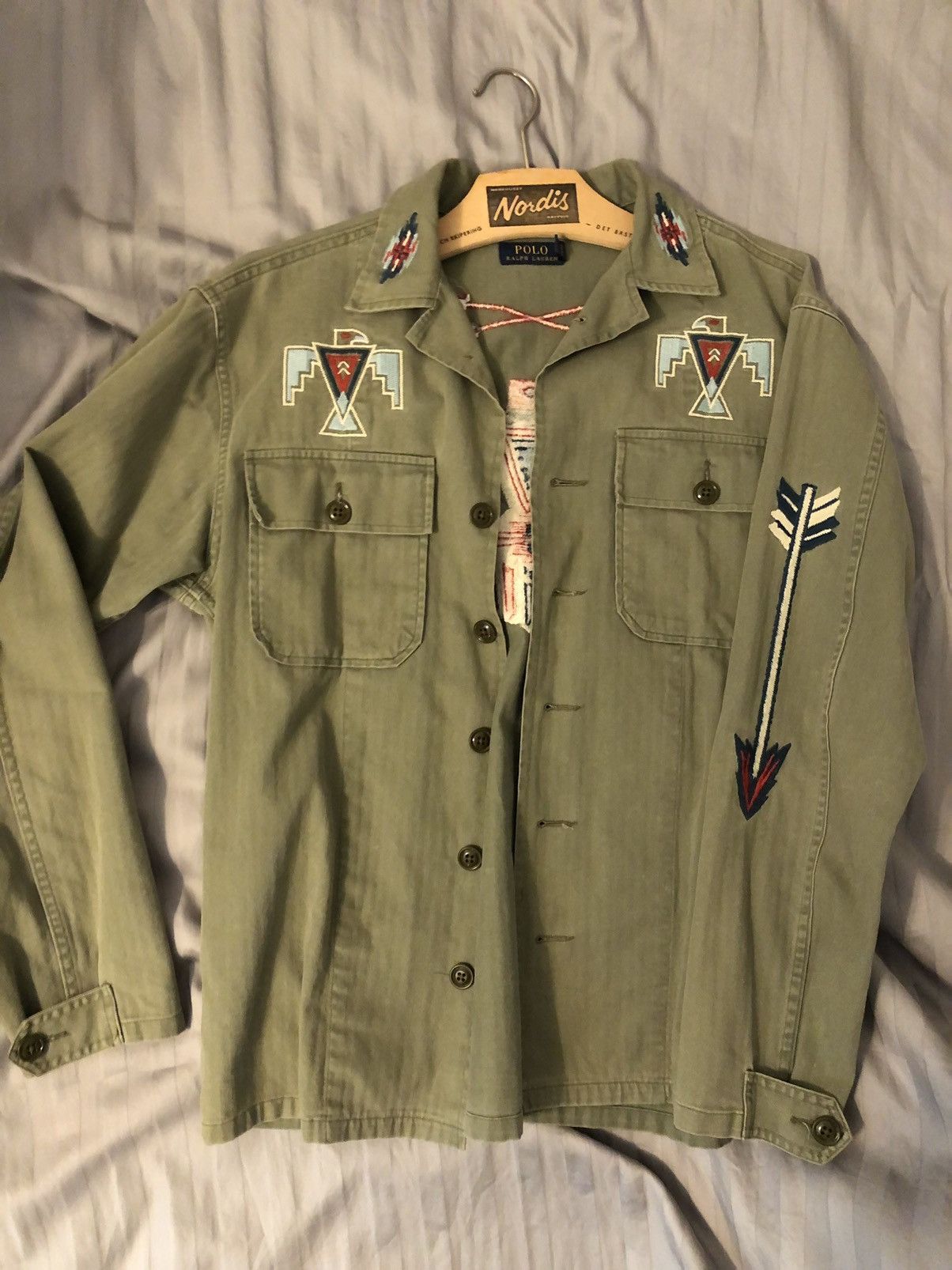 Polo Ralph Lauren Polo Ralph Lauren Embroidered Herringbone Aztec Shirt ...