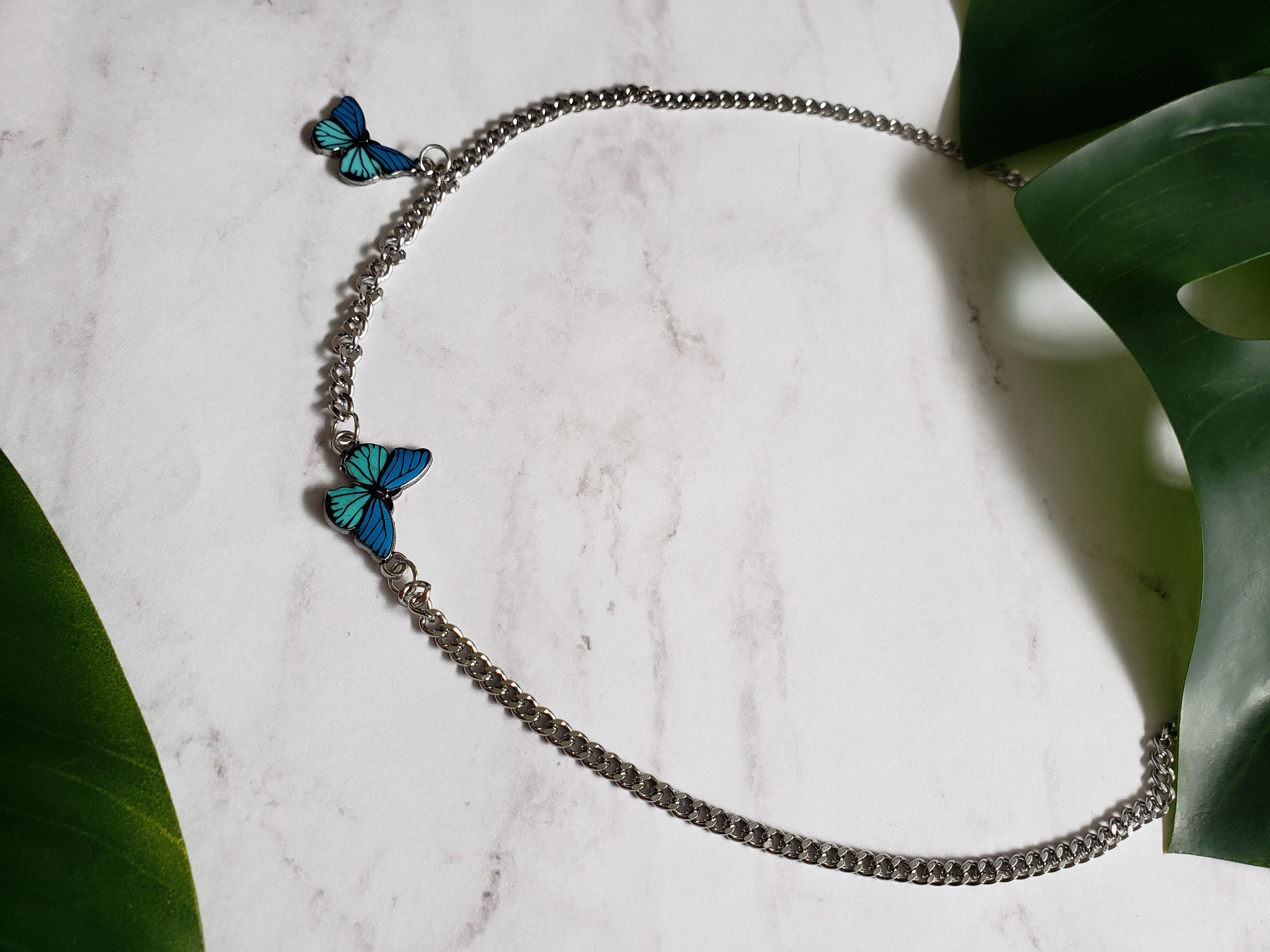 Playboi Carti Playboi Carti Blue Butterfly Chain | Grailed