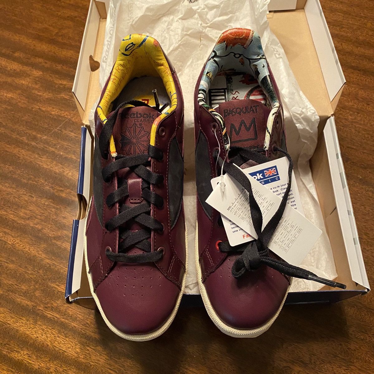 Reebok Brand NWT Rare Basquiat x Reebok Low-top Sneakers - Size 9 | Grailed
